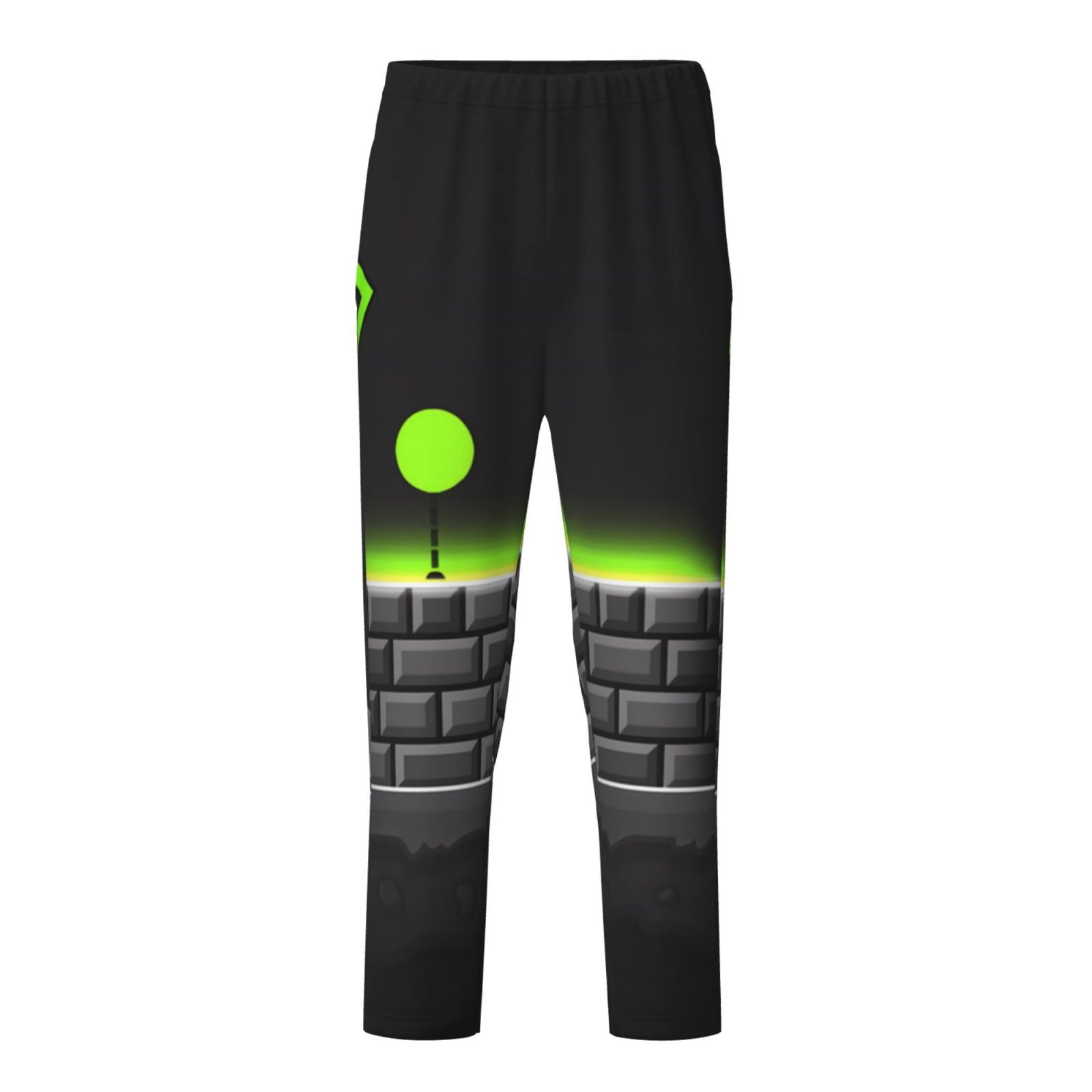 Lsque Geometry Dash Print Teenagers' Pajama Pants, Ultra Lightweight ...