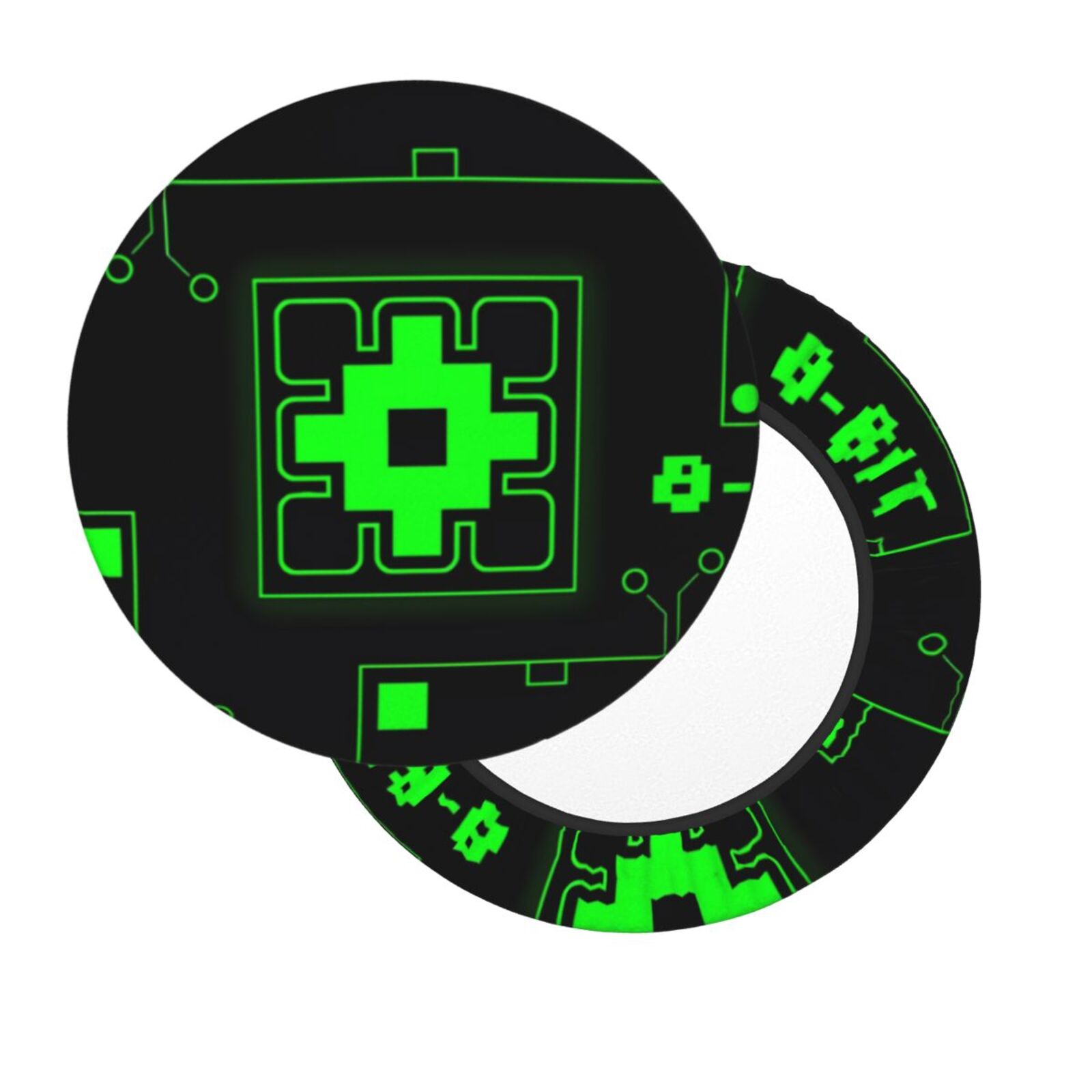 Lsque Geometry Dash Round Bar chair cushion covers Velvet Fabric ...