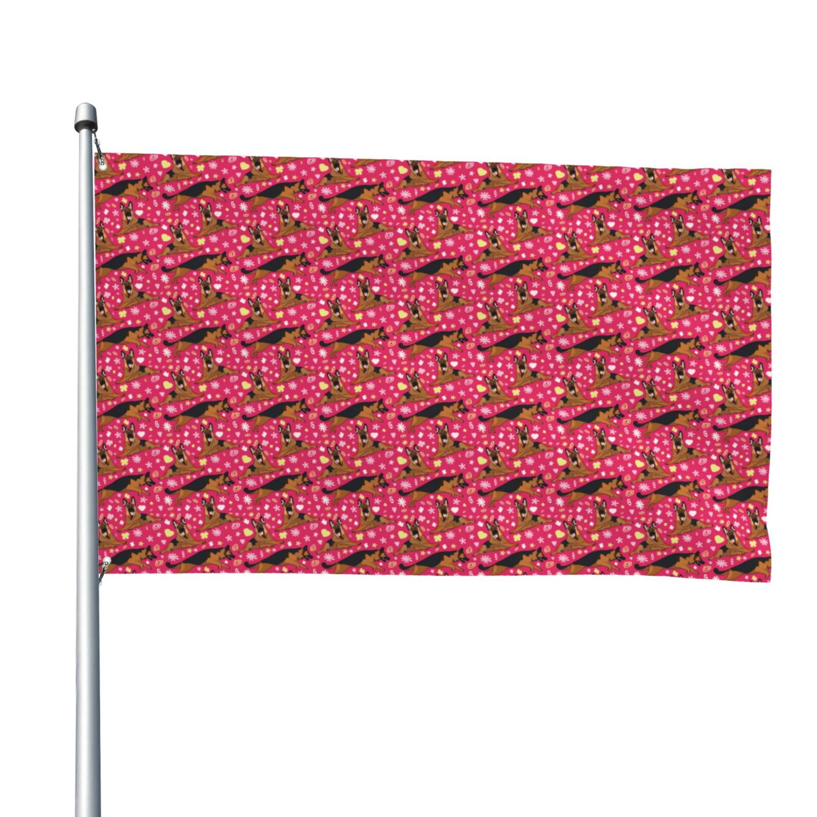 Lsque German Shepherd Dog Pattern Flag,German Shepherd Dog Printed ...