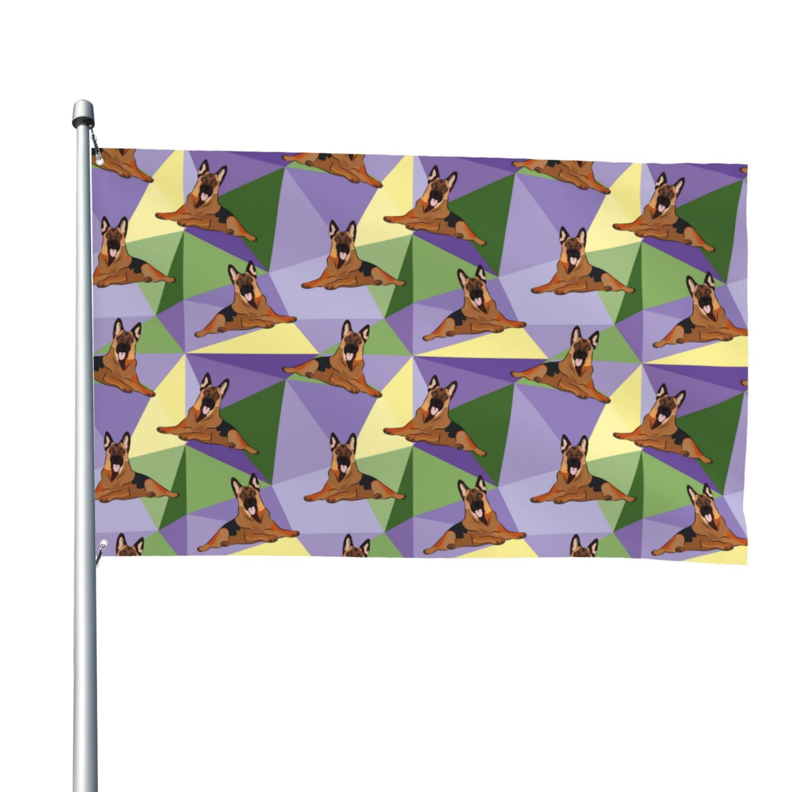 Lsque German Shepherd Dog Pattern Flag,German Shepherd Dog Printed ...