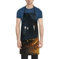 Lsque Glowing Snake Dark Forest Waterproof Apron Chef Aprons for Men ...