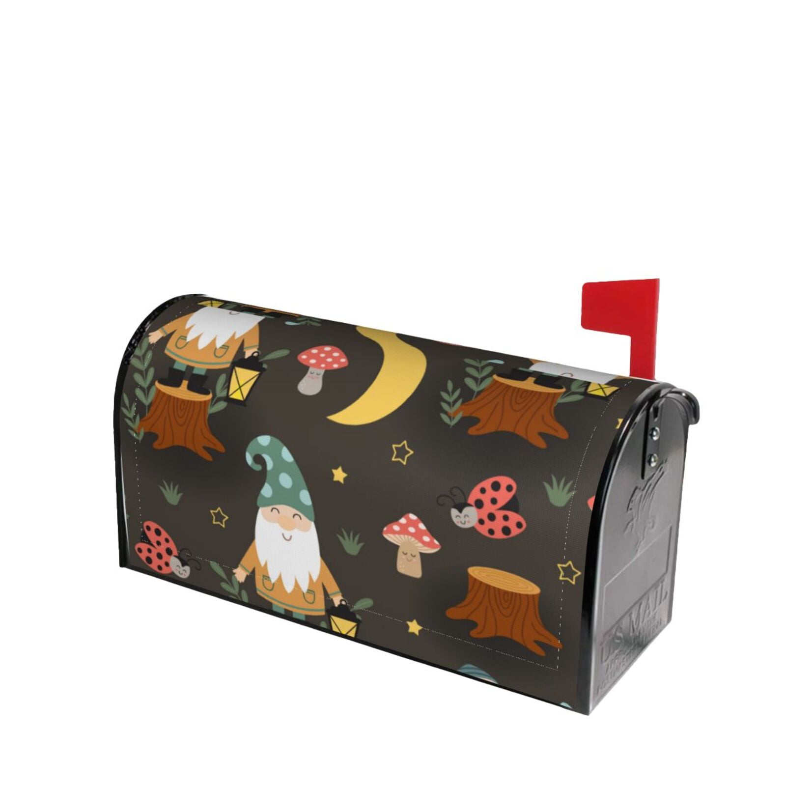 Lsque Gnome Insect Frog Mailbox Cover Standard Size ,Magnetic Mailbox ...