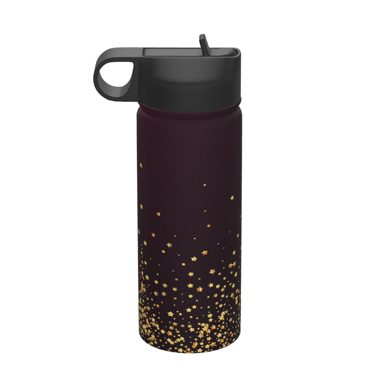 Lsque Gold stars luxury sparkling Pattern 18oz Sports Insulated Kettle ...