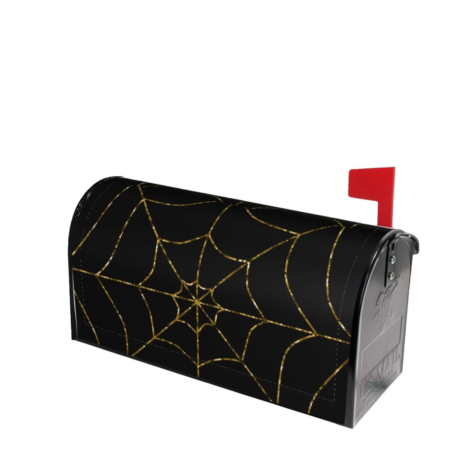 Lsque Golden Spider Web Mailbox Cover Standard Size ,Magnetic Mailbox ...