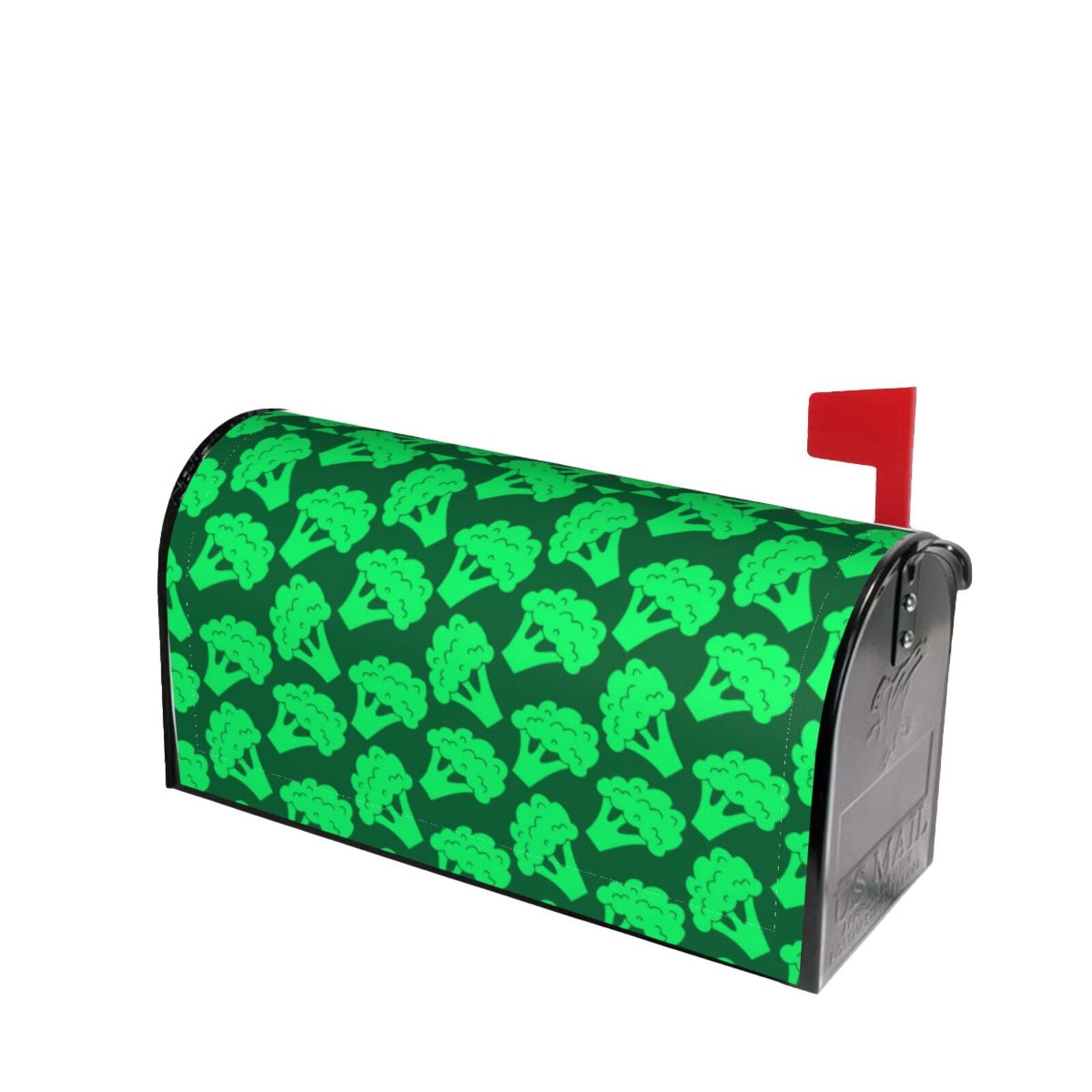 Lsque Green Broccoli Mailbox Cover Standard Size ,Magnetic Mailbox ...