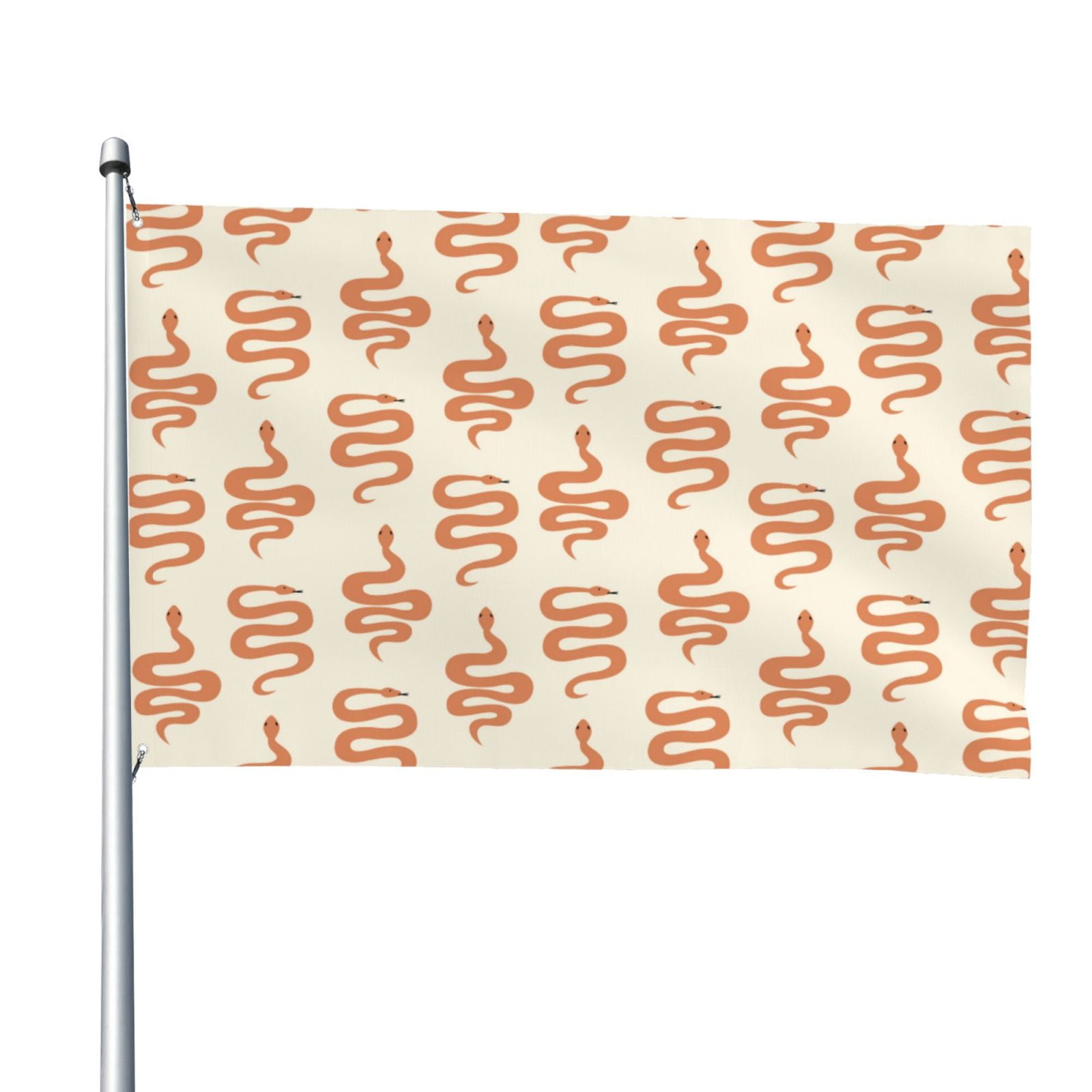 Lsque Hand Drawn Snake Pattern Flag,Hand Drawn Snake Printed Garden ...