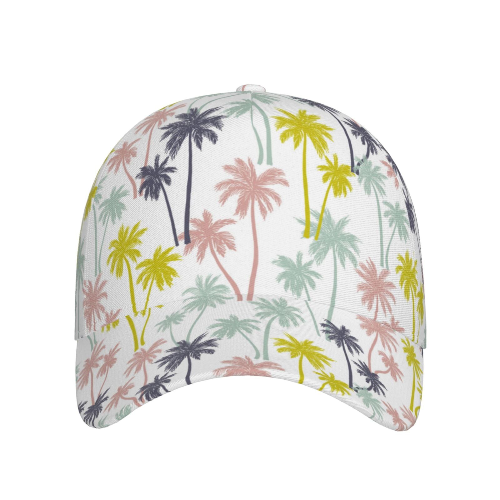 Lsque Hawaiian Coconut Tree Baseball Cap Trucker Low Profile Hat Golf ...