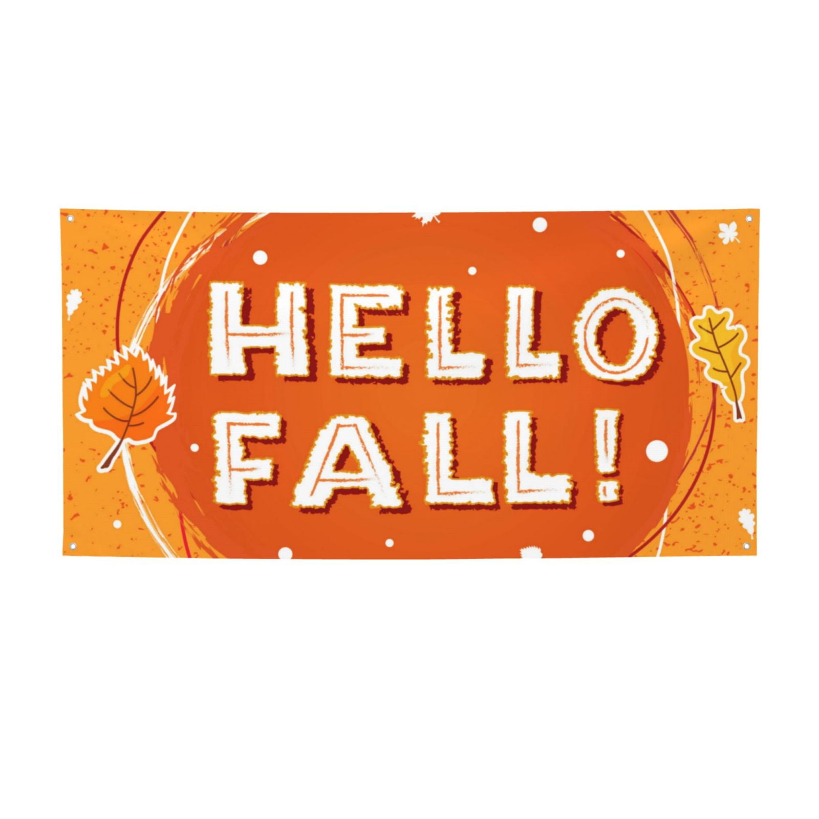 Lsque Hello Fall 1 Pattern Party Banner, Festive Banner , Holiday ...