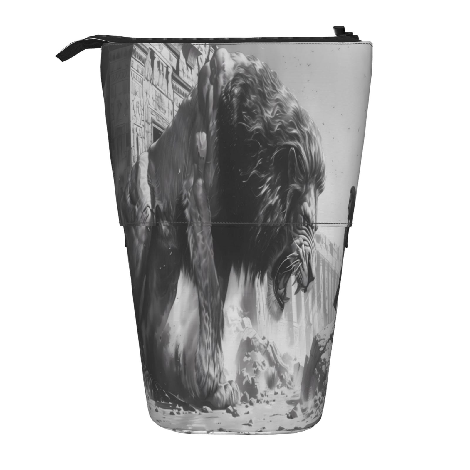 Lsque Heroic Lion Encounter Pattern Telescopic Pencil Bag Pen Holder ...