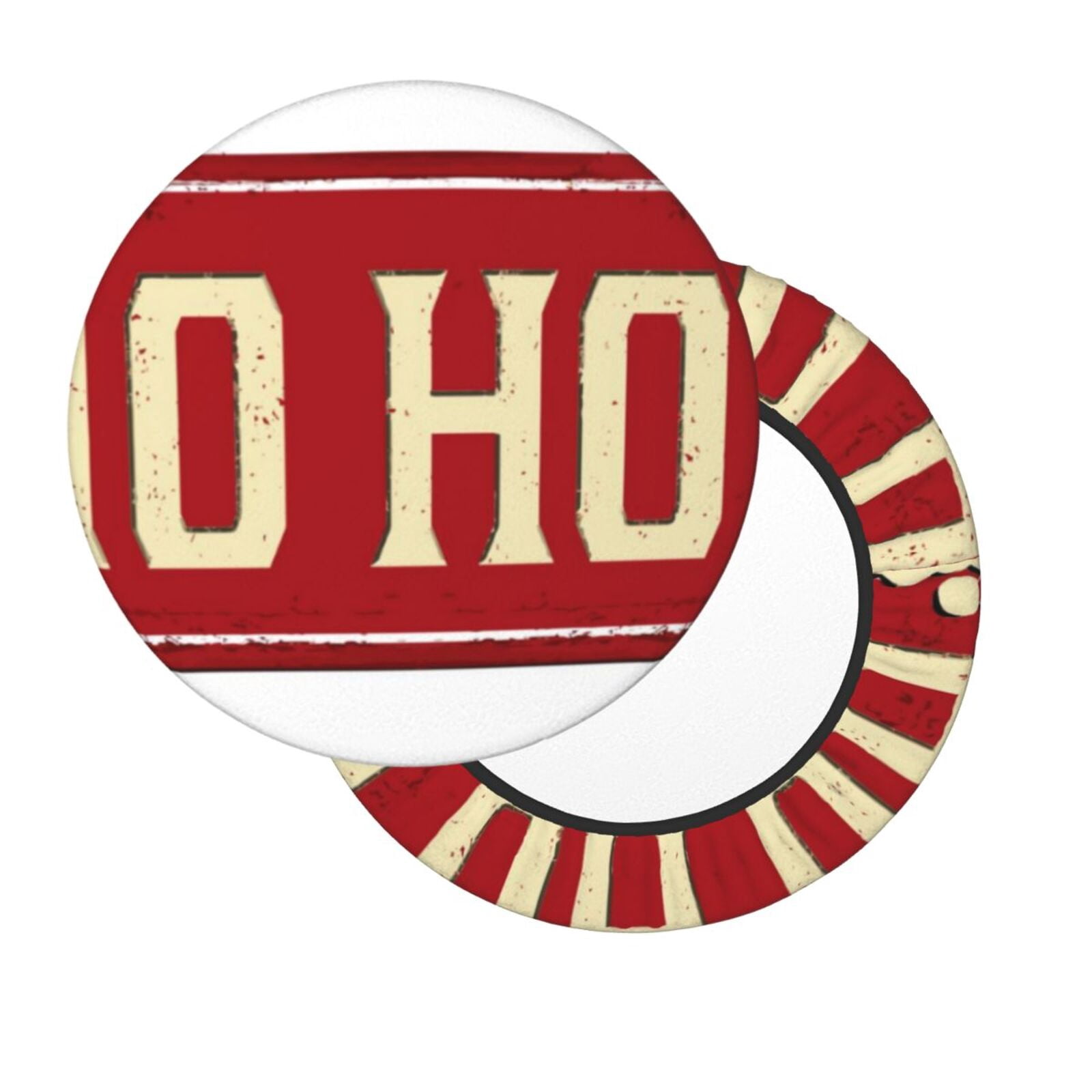 Lsque Ho Ho Ho Round Bar chair cushion covers Velvet Fabric Premium ...