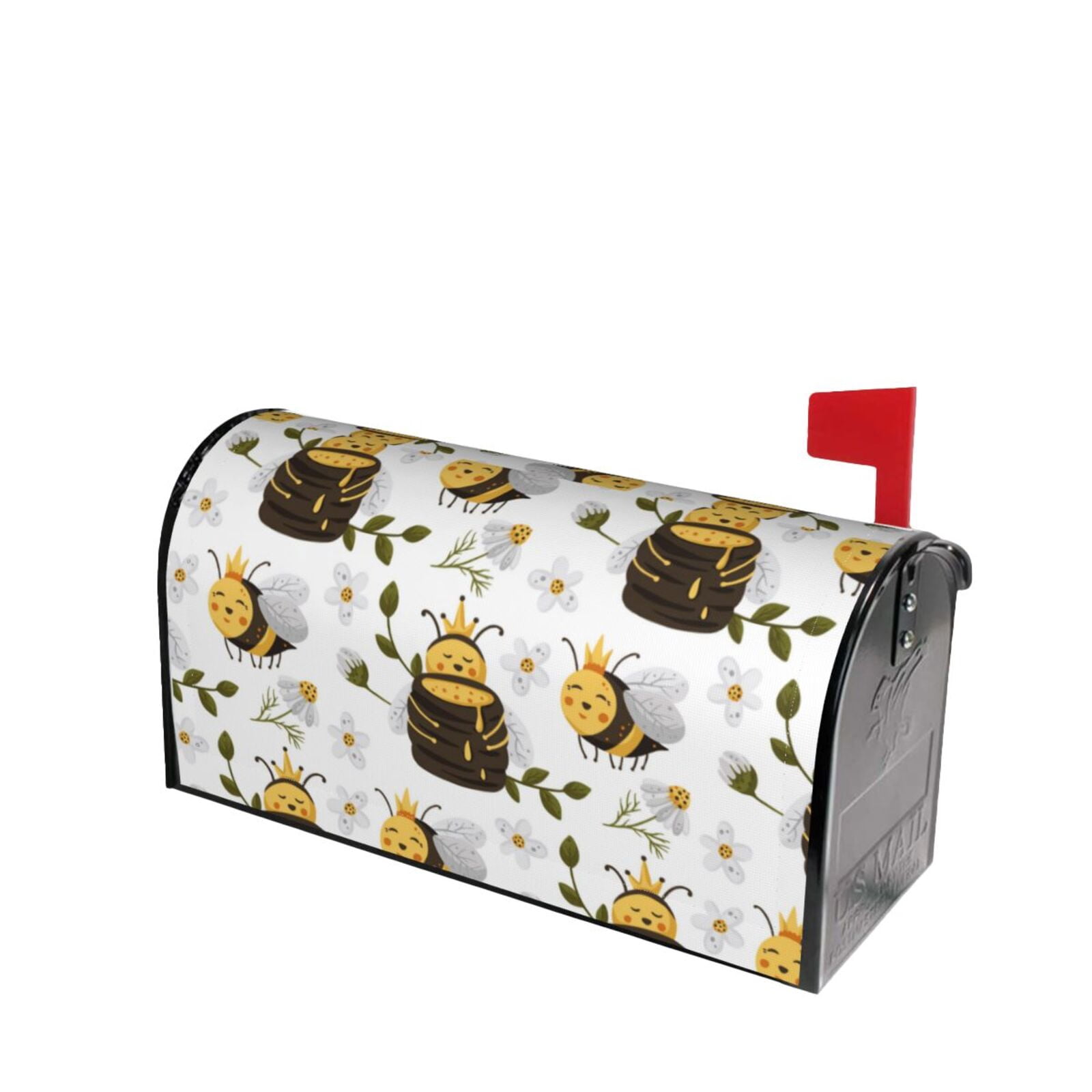 Lsque Honey Bee Insect Mailbox Cover Standard Size ,Magnetic Mailbox ...