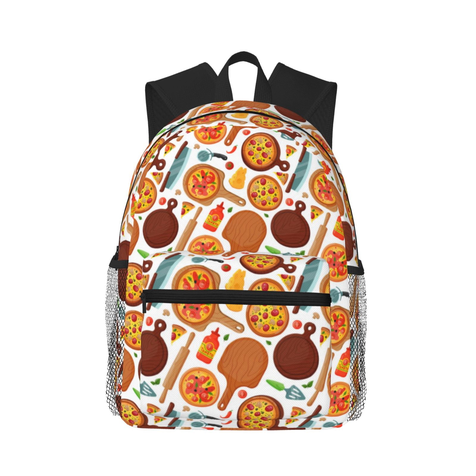 Lsque Hot Fresh Pizza Classic Casual Backpack - Large Capacity Water ...