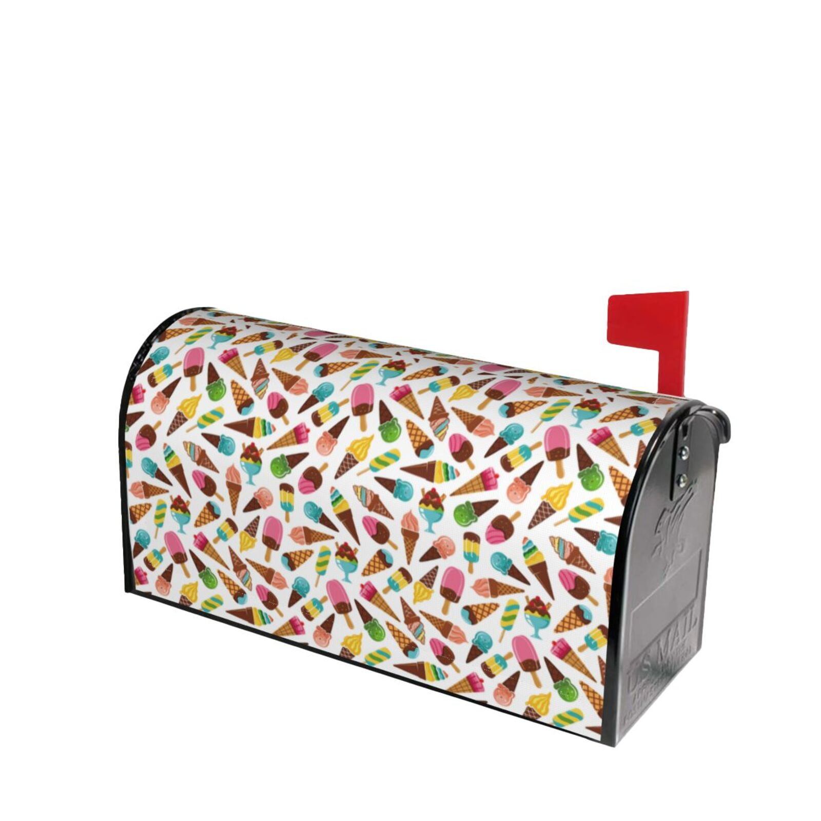 Lsque Ice Cream Popsicles Mailbox Cover Standard Size ,Magnetic Mailbox ...