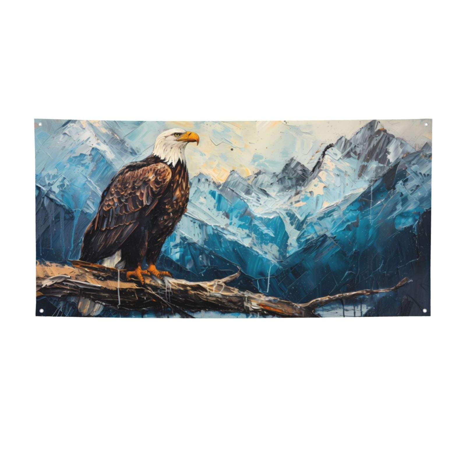 Lsque Iceberg Bald Eagle Pattern Party Banner, Festive Banner , Holiday ...