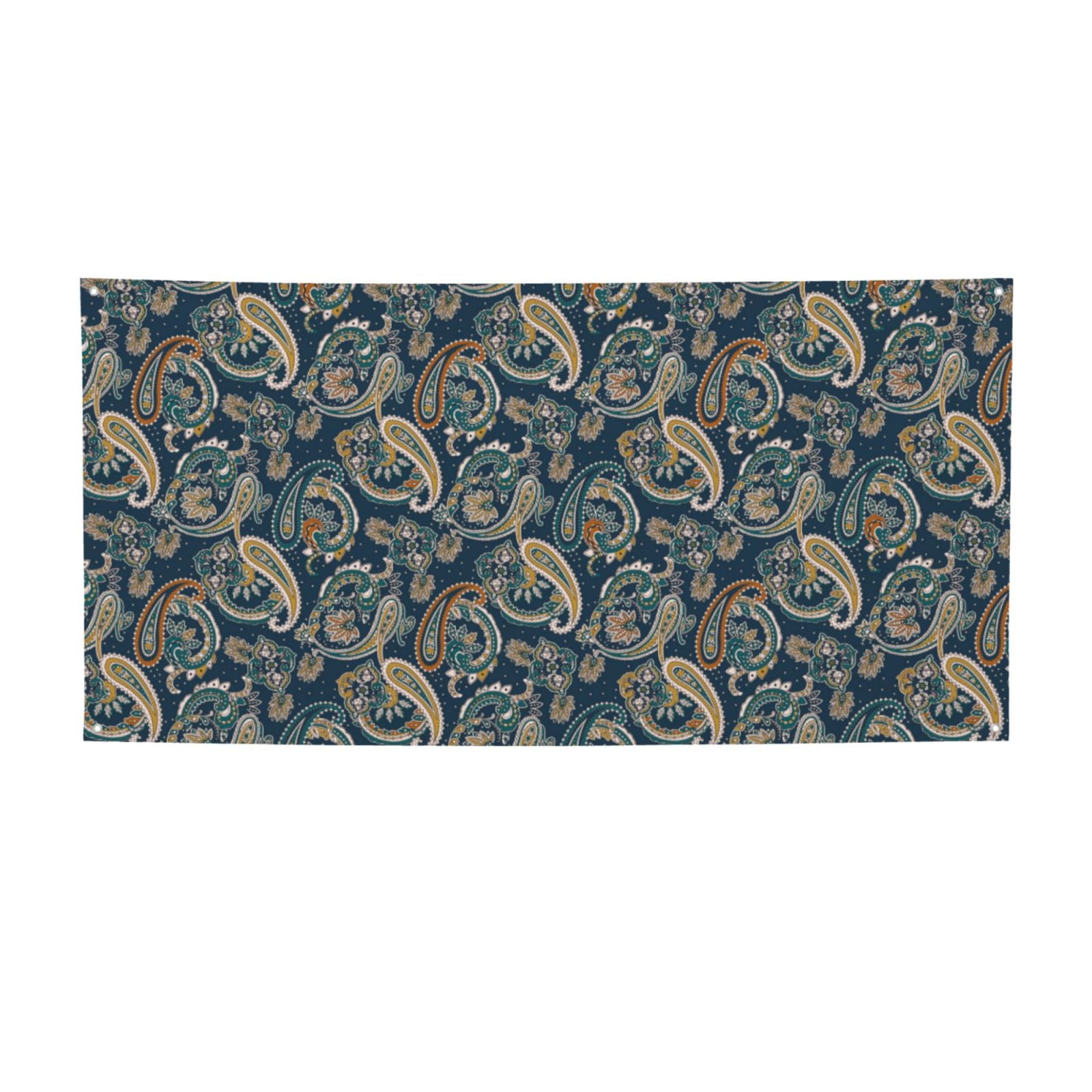 Lsque Indian Paisley 2 Pattern Party Banner, Festive Banner , Holiday ...