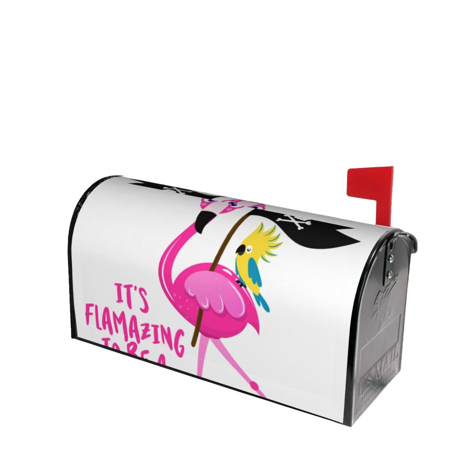 Lsque It'S Flamazing To Be A Pirate Mailbox Cover Standard Size ...