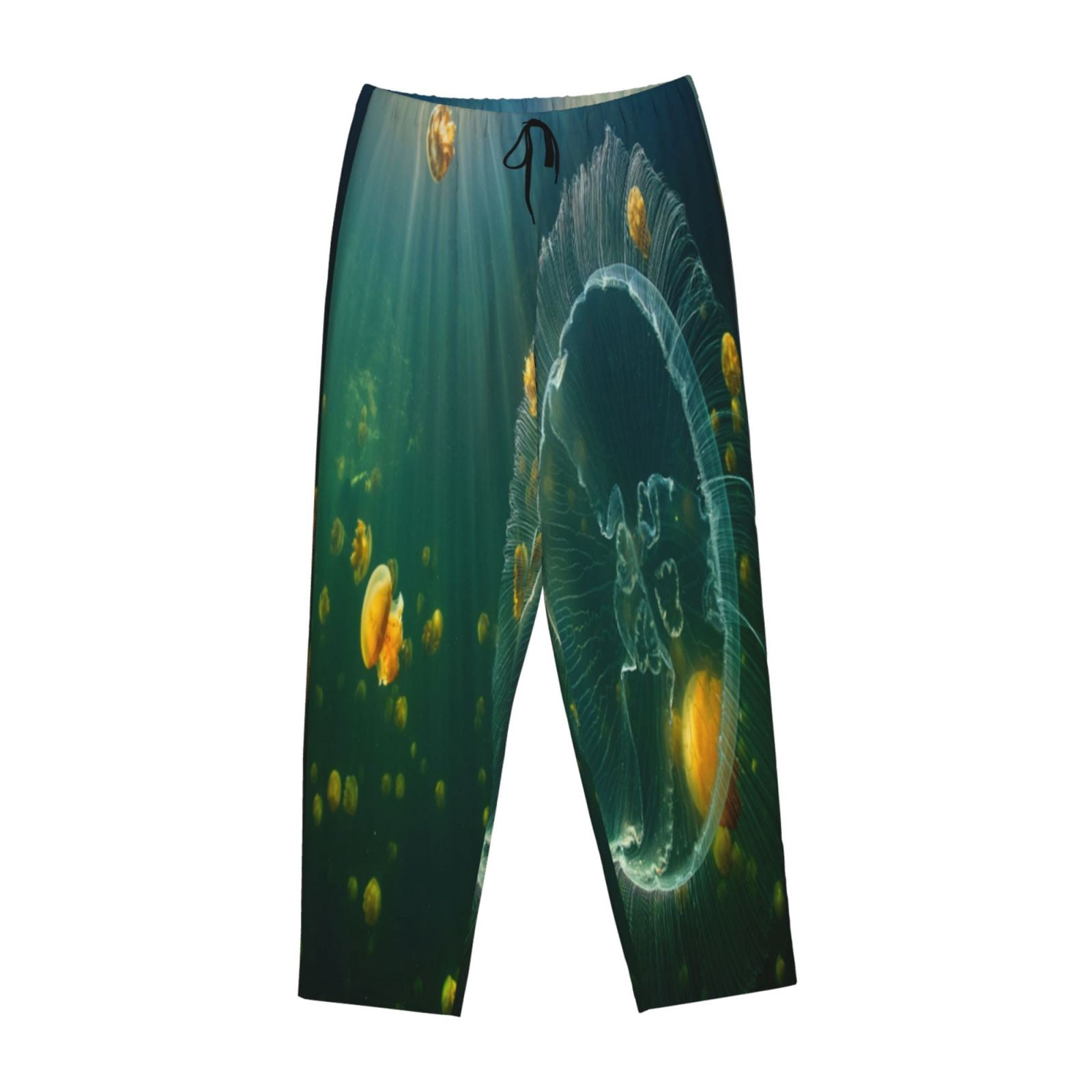 Lsque Jelly Fish Print Women's Pajama Pants, Lounge Pant - Comfortable ...