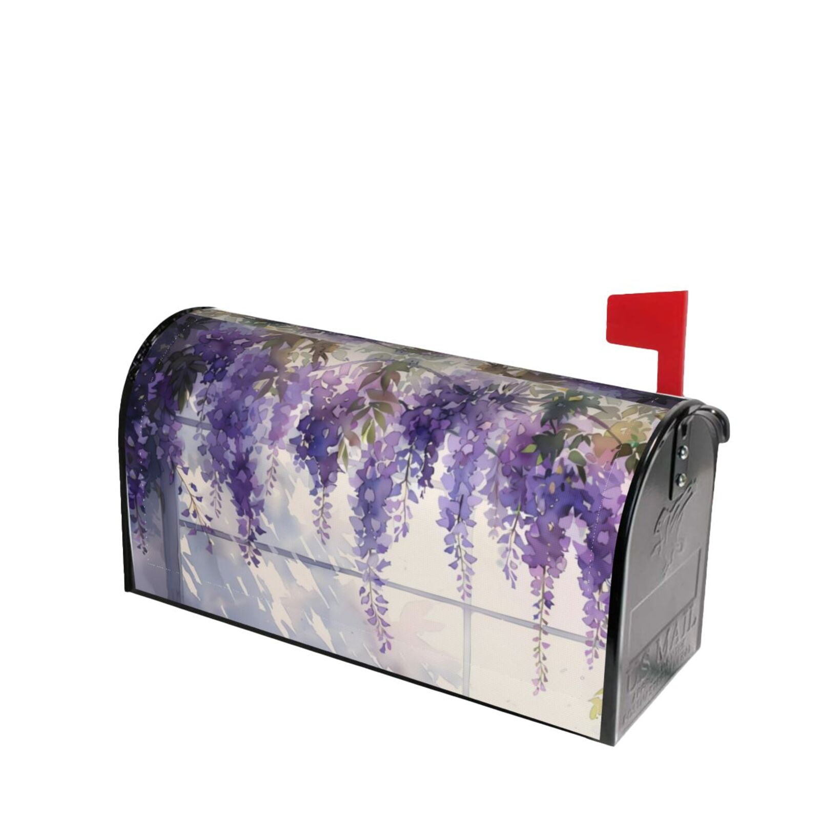 Lsque Lavender Blooms Window Mailbox Cover Standard Size ,Magnetic ...