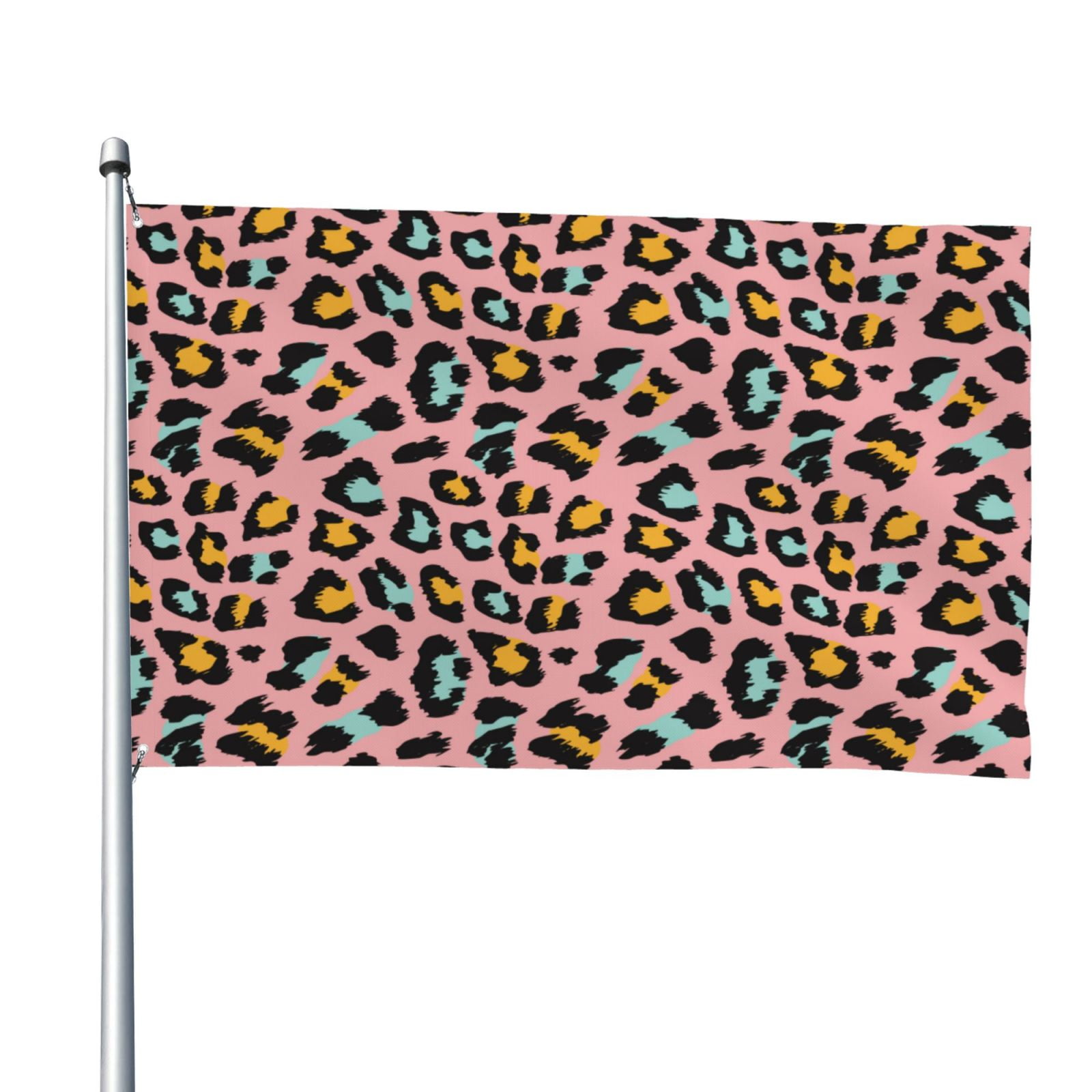 Lsque Leopard Pattern Flag,Leopard Printed Garden Flag 48 x 72 in ...