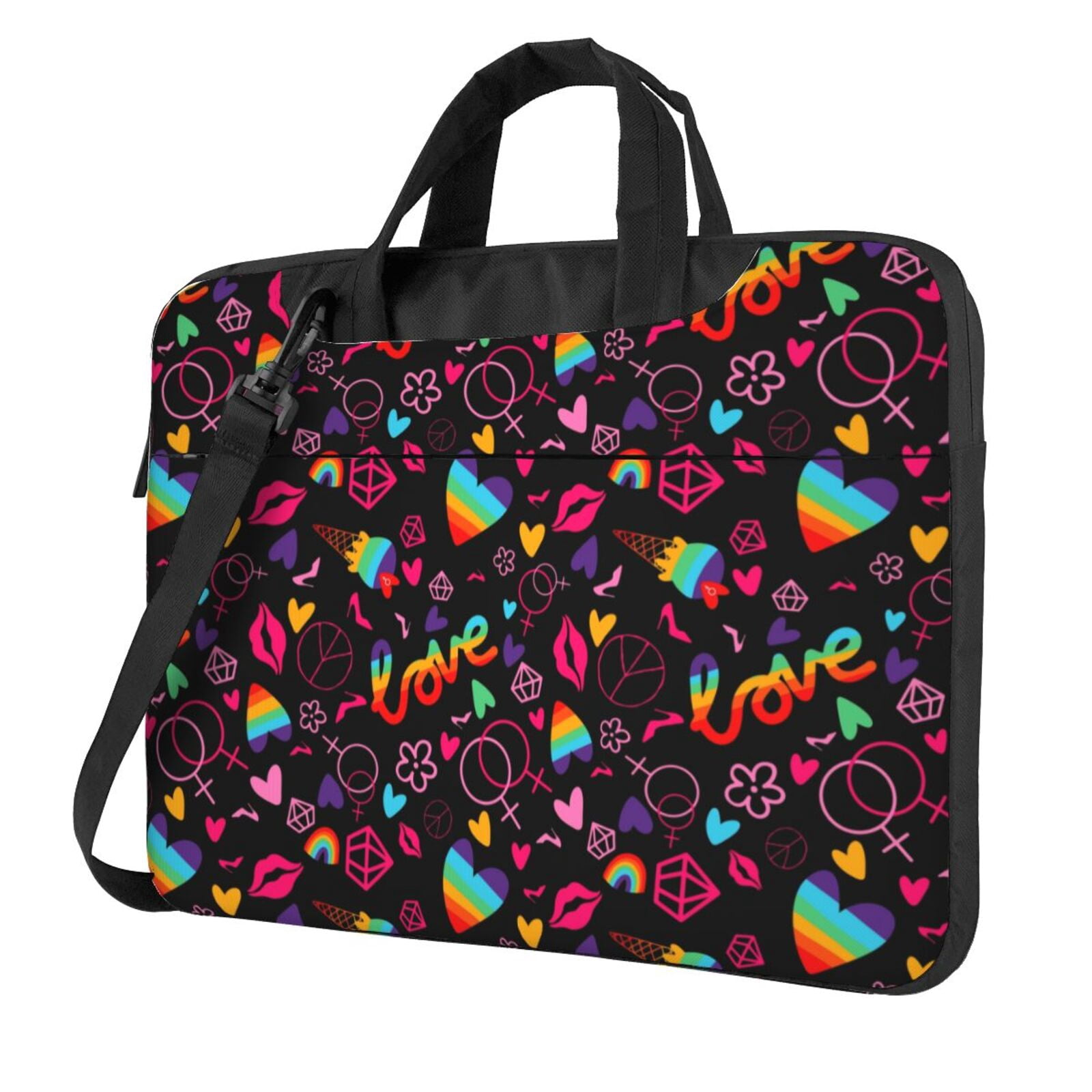 Lsque Lgbt Rainbow For Pride Pattern Laptop Bag – Portable & Slim ...