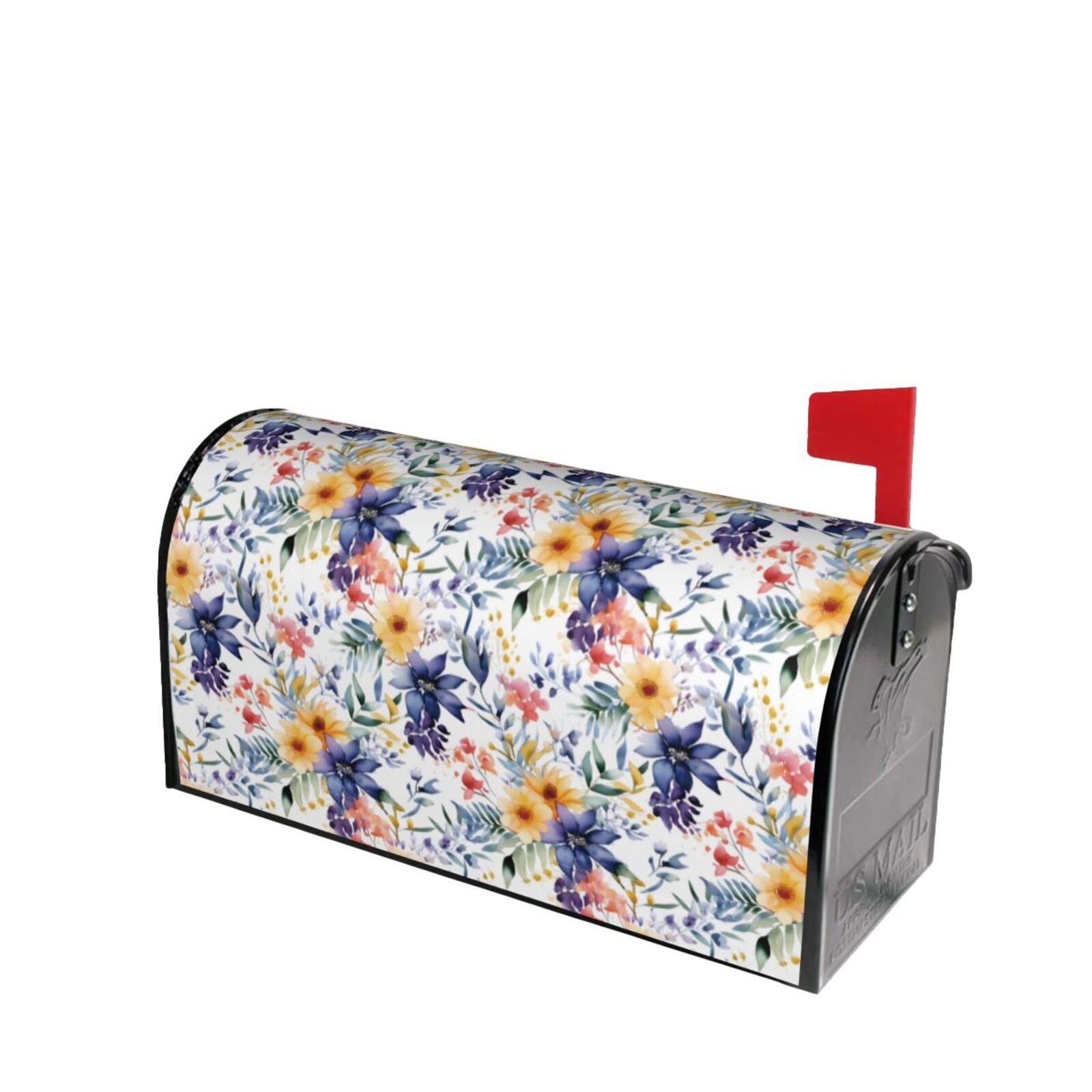 Lsque Lilies Flowers Mailbox Cover Standard Size ,Magnetic Mailbox ...