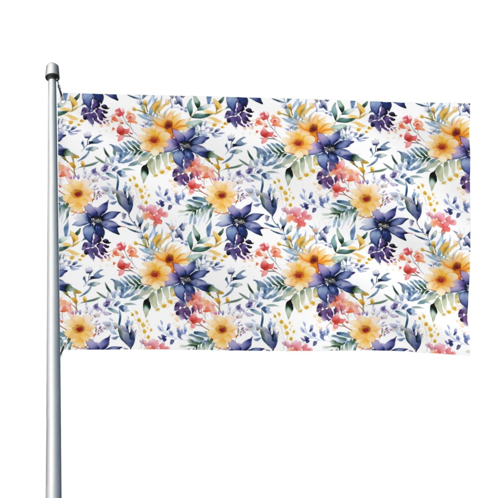 Lsque Lilies Flowers Pattern Flag,Lilies Flowers Printed Garden Flag 48 ...