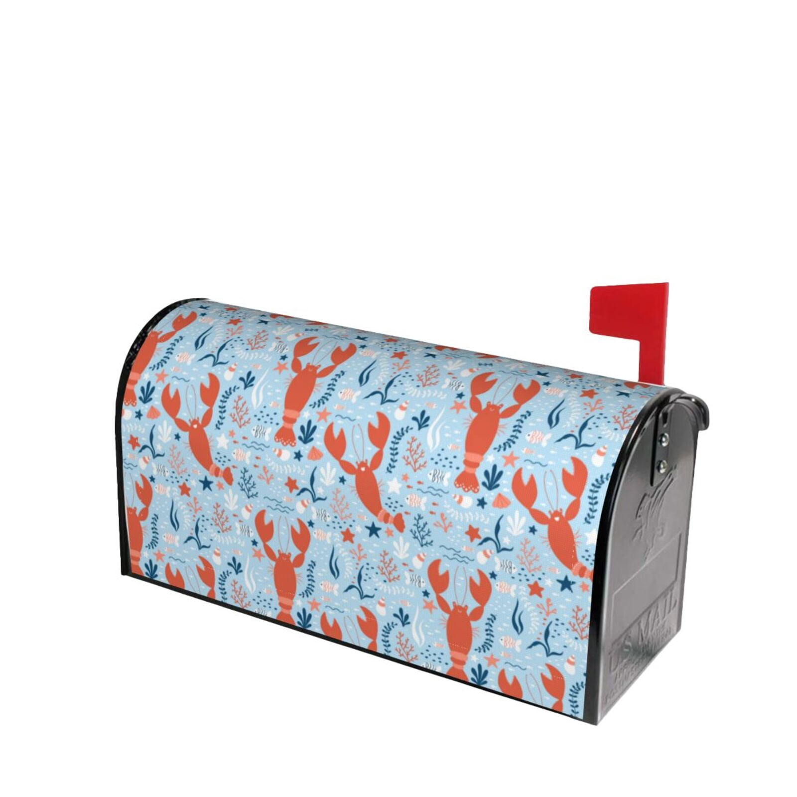 Lsque Lobsters Mailbox Cover Standard Size ,Magnetic Mailbox Covers ...