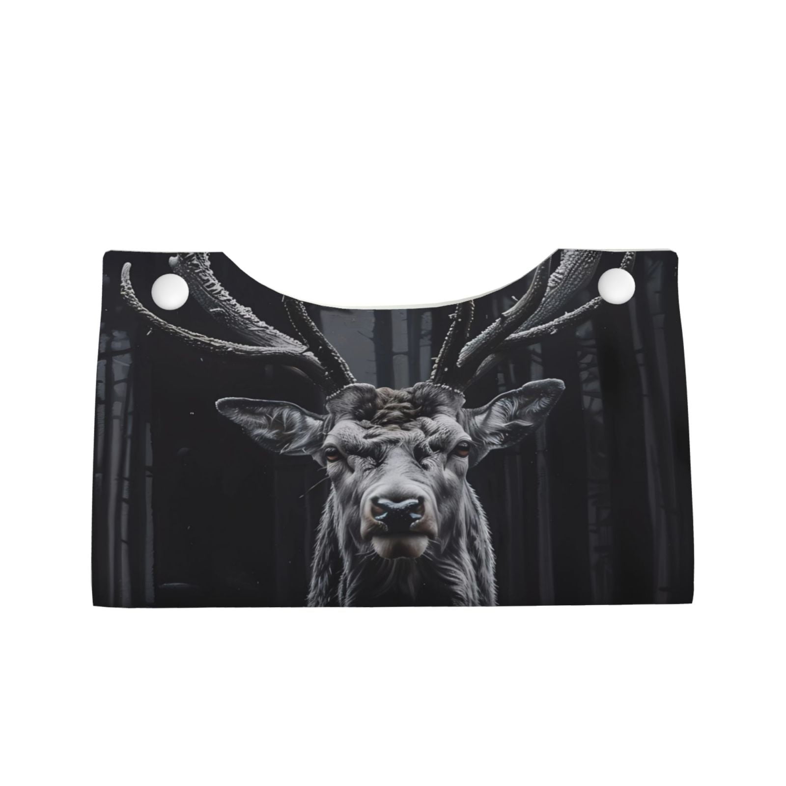 Lsque Majestic Forest Stag Printed Long Tissue Box Cover Holder, Facial ...
