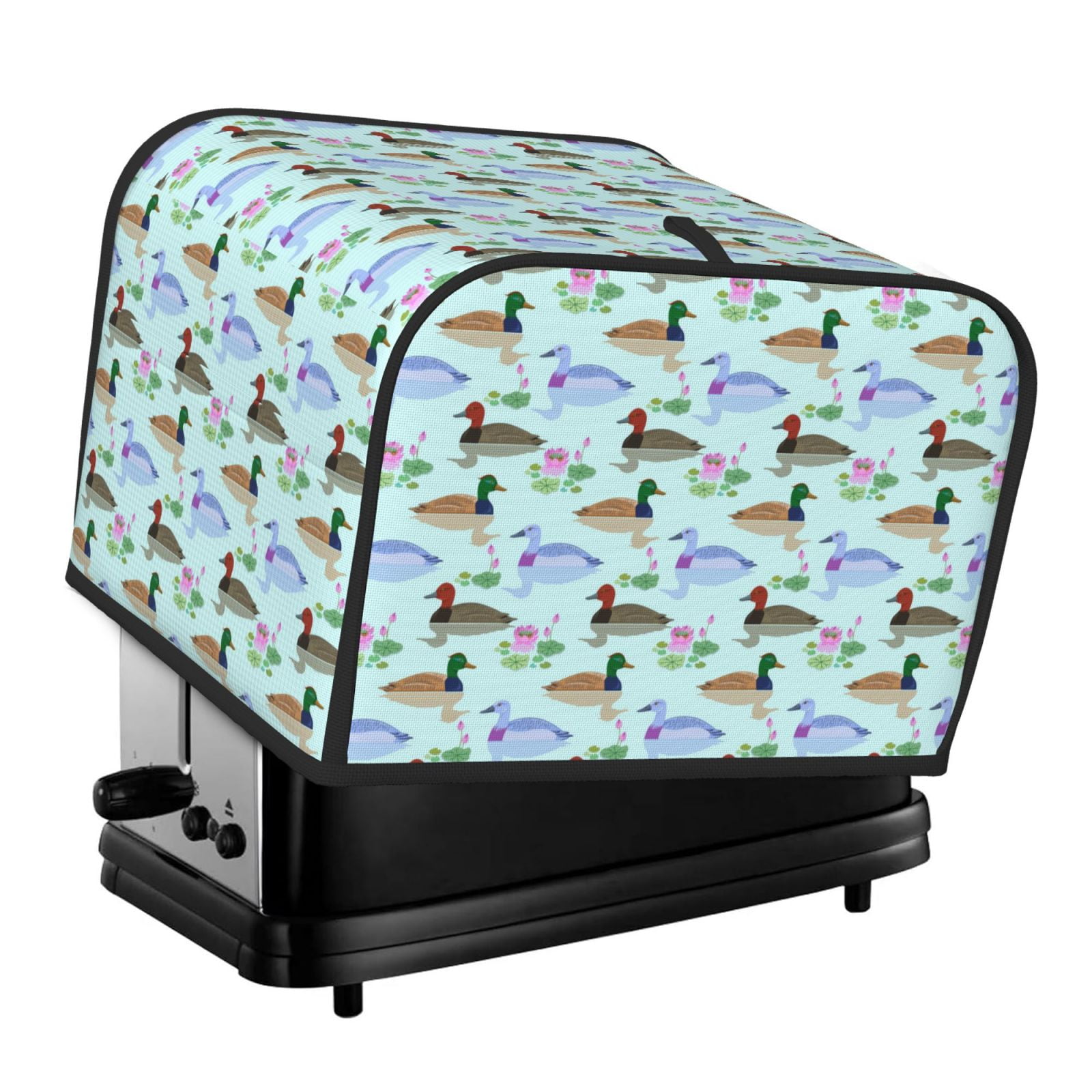 Lsque Mallard Duck Of Lotus Flowers Print 4 Slice Toaster Cover ...