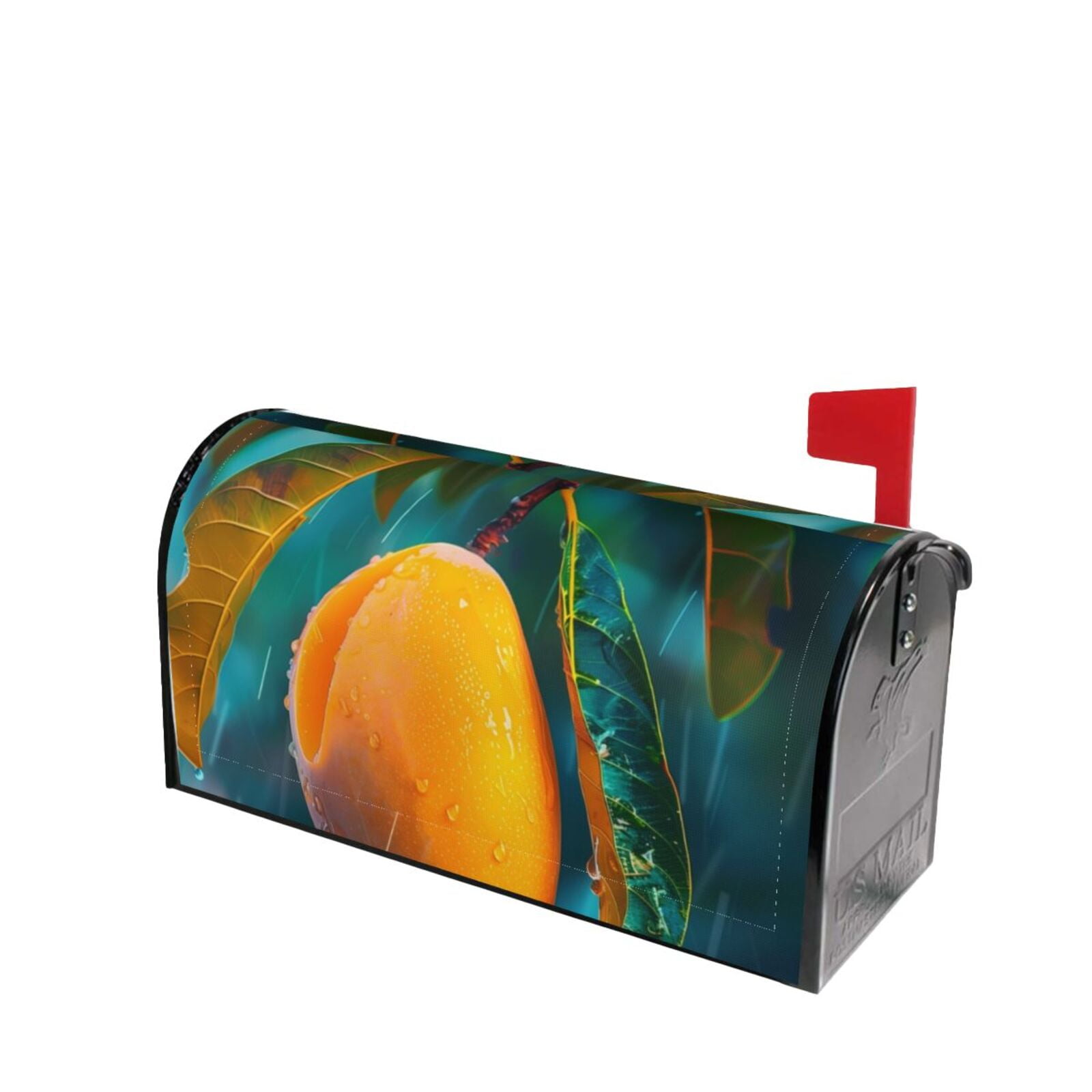 Lsque Mango In The Rain Mailbox Cover Standard Size ,Magnetic Mailbox ...