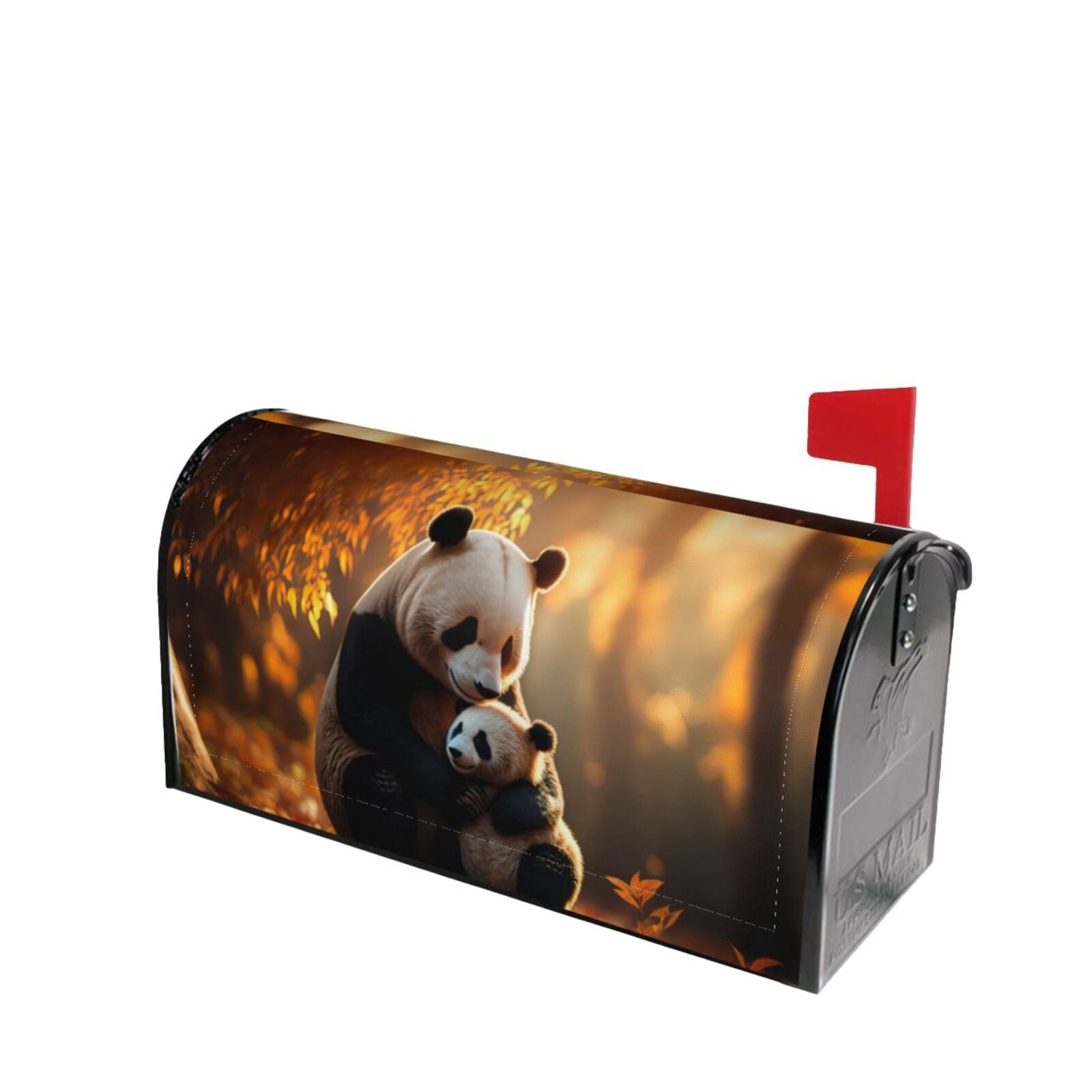 Lsque Maple Forest Panda Mailbox Cover Standard Size ,Magnetic Mailbox ...
