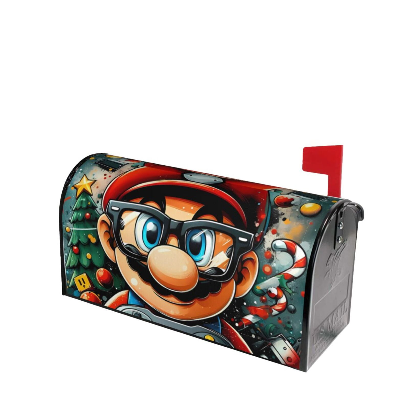 Lsque Mario Mailbox Cover Standard Size ,Magnetic Mailbox Covers Post ...