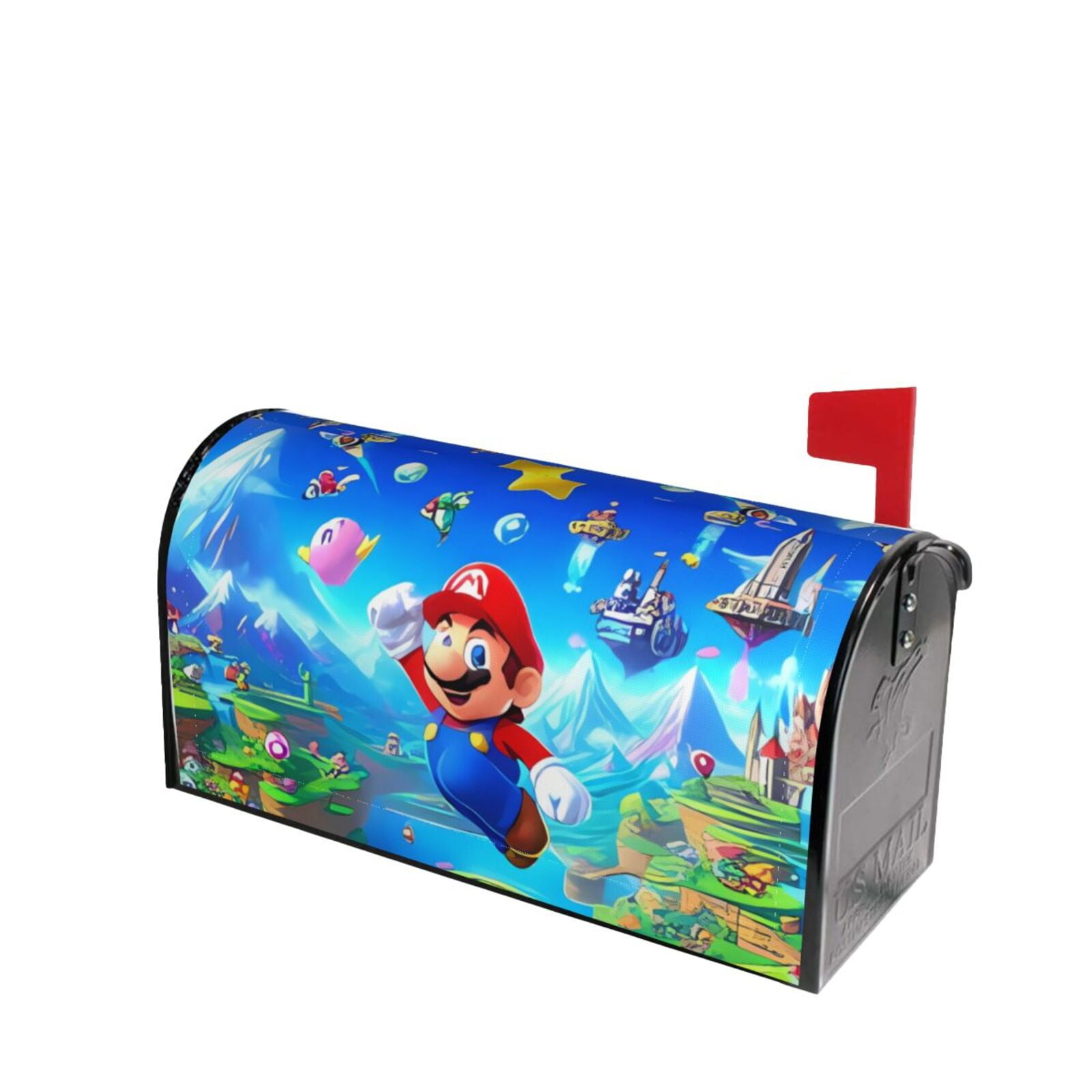 Lsque Mario Mailbox Cover Standard Size ,Magnetic Mailbox Covers Post ...