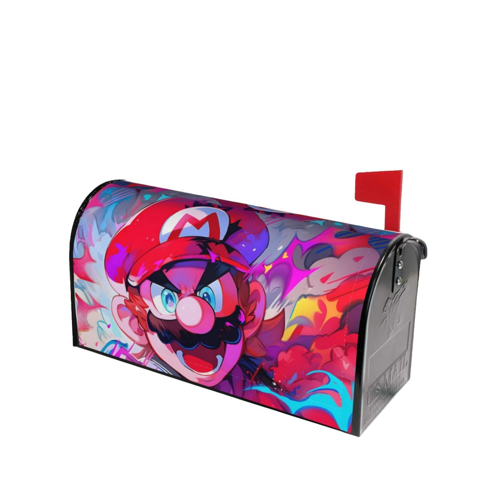 Lsque Mario Mailbox Cover Standard Size ,Magnetic Mailbox Covers Post ...