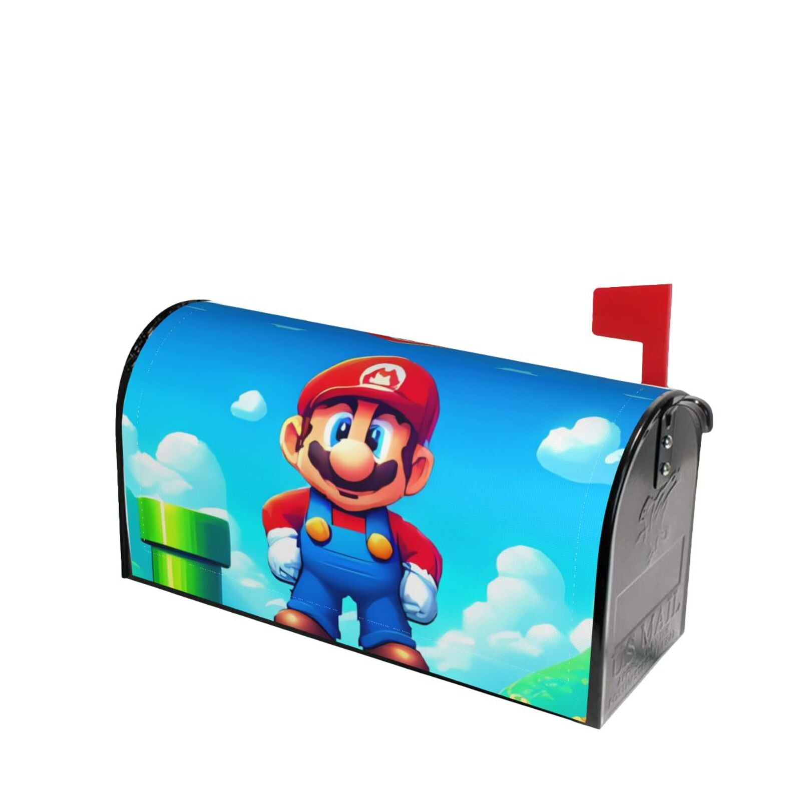 Lsque Mario Mailbox Cover Standard Size ,Magnetic Mailbox Covers Post ...