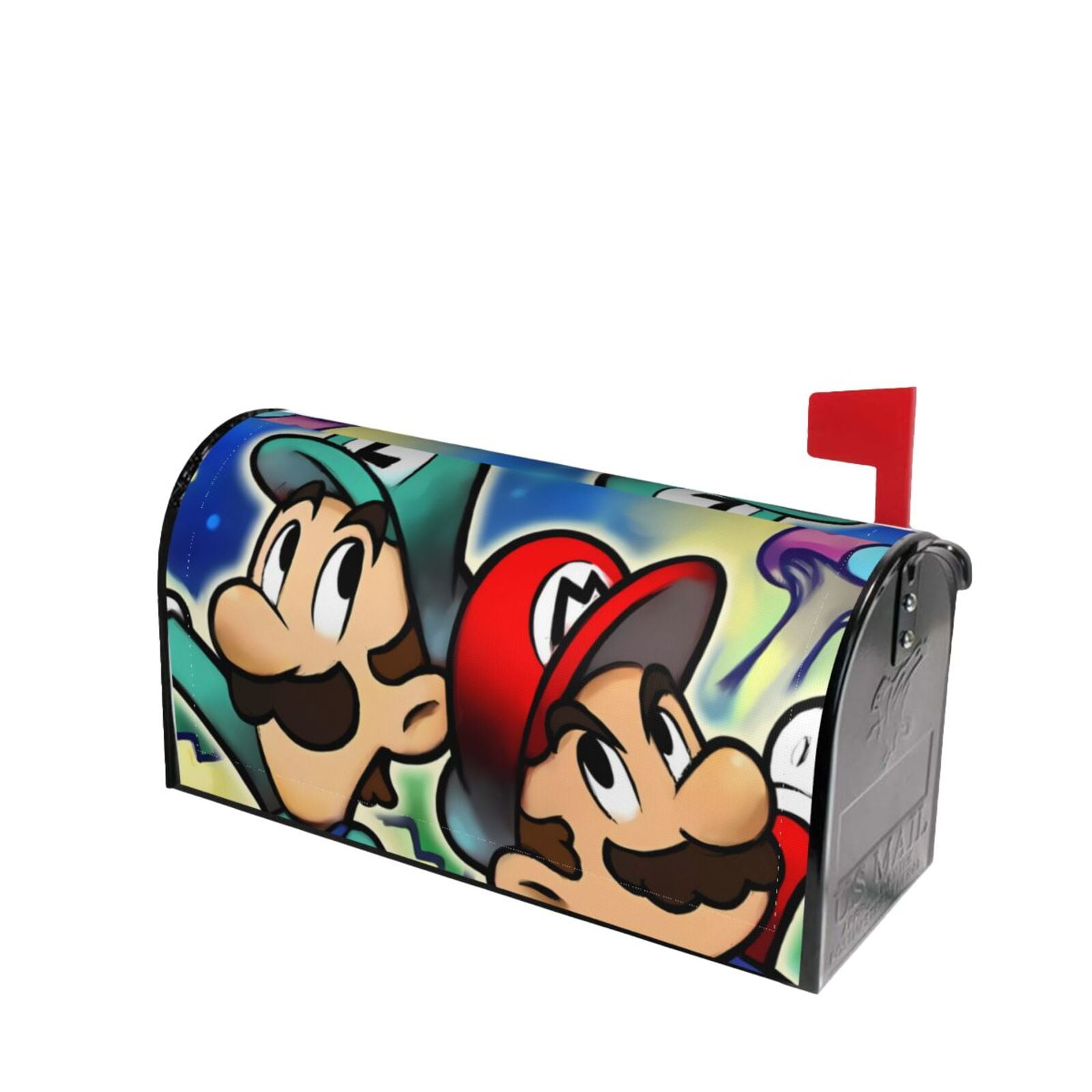 Lsque Mario Mailbox Cover Standard Size ,Magnetic Mailbox Covers Post ...