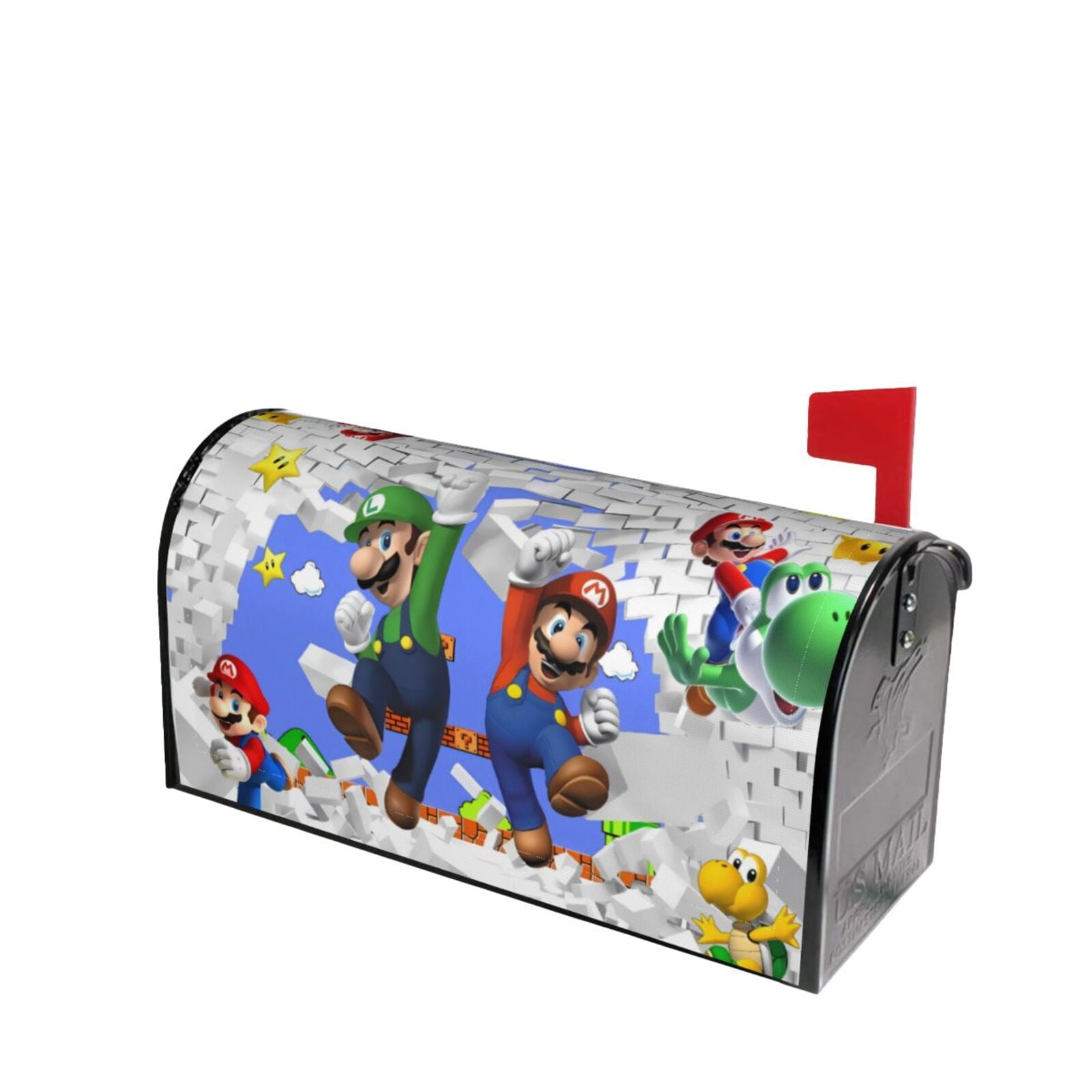 Lsque Mario Mailbox Cover Standard Size ,Magnetic Mailbox Covers Post ...