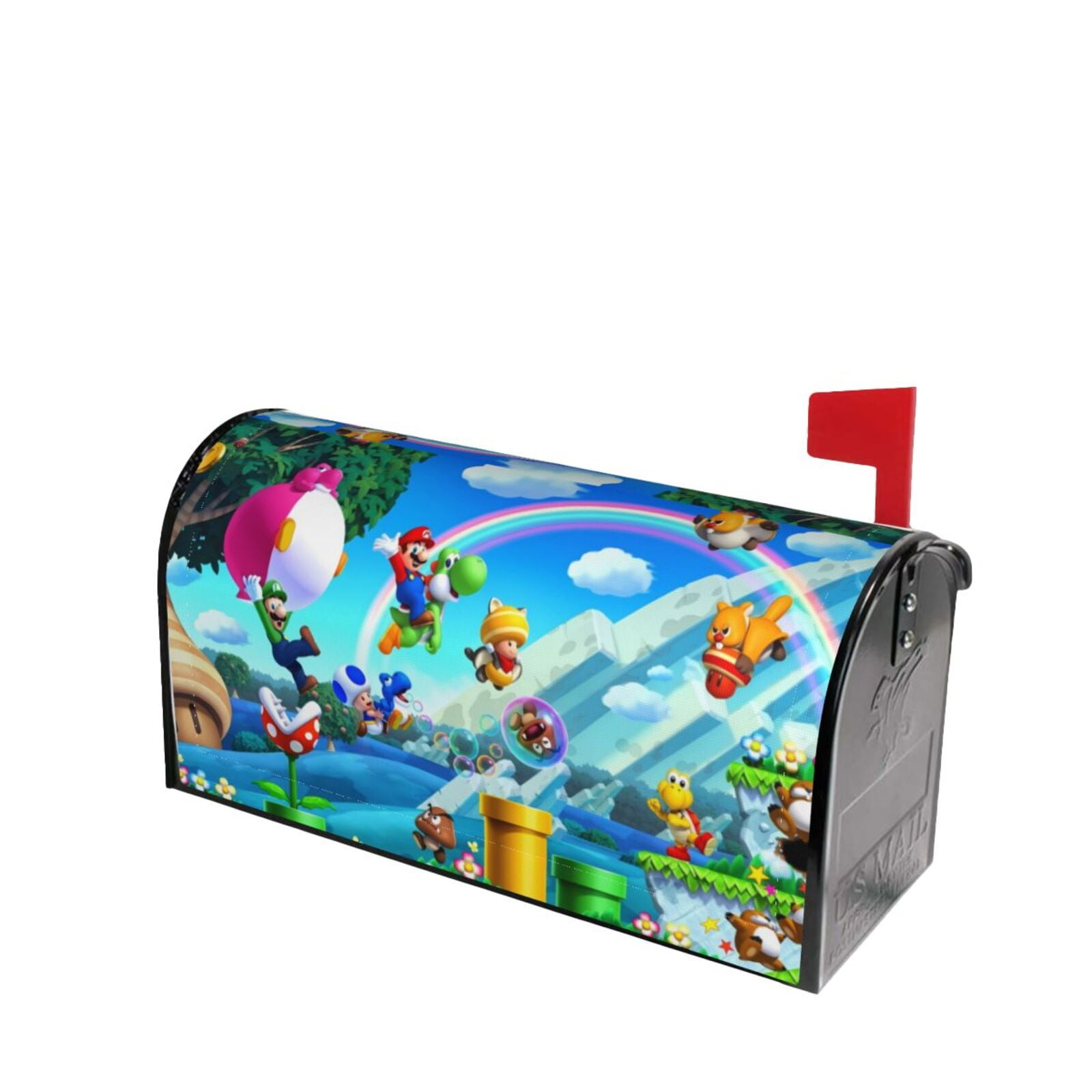 Lsque Mario Mailbox Cover Standard Size ,Magnetic Mailbox Covers Post ...