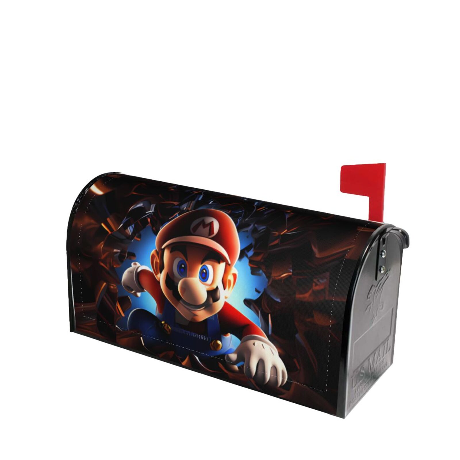 Lsque Mario Mailbox Cover Standard Size ,Magnetic Mailbox Covers Post ...