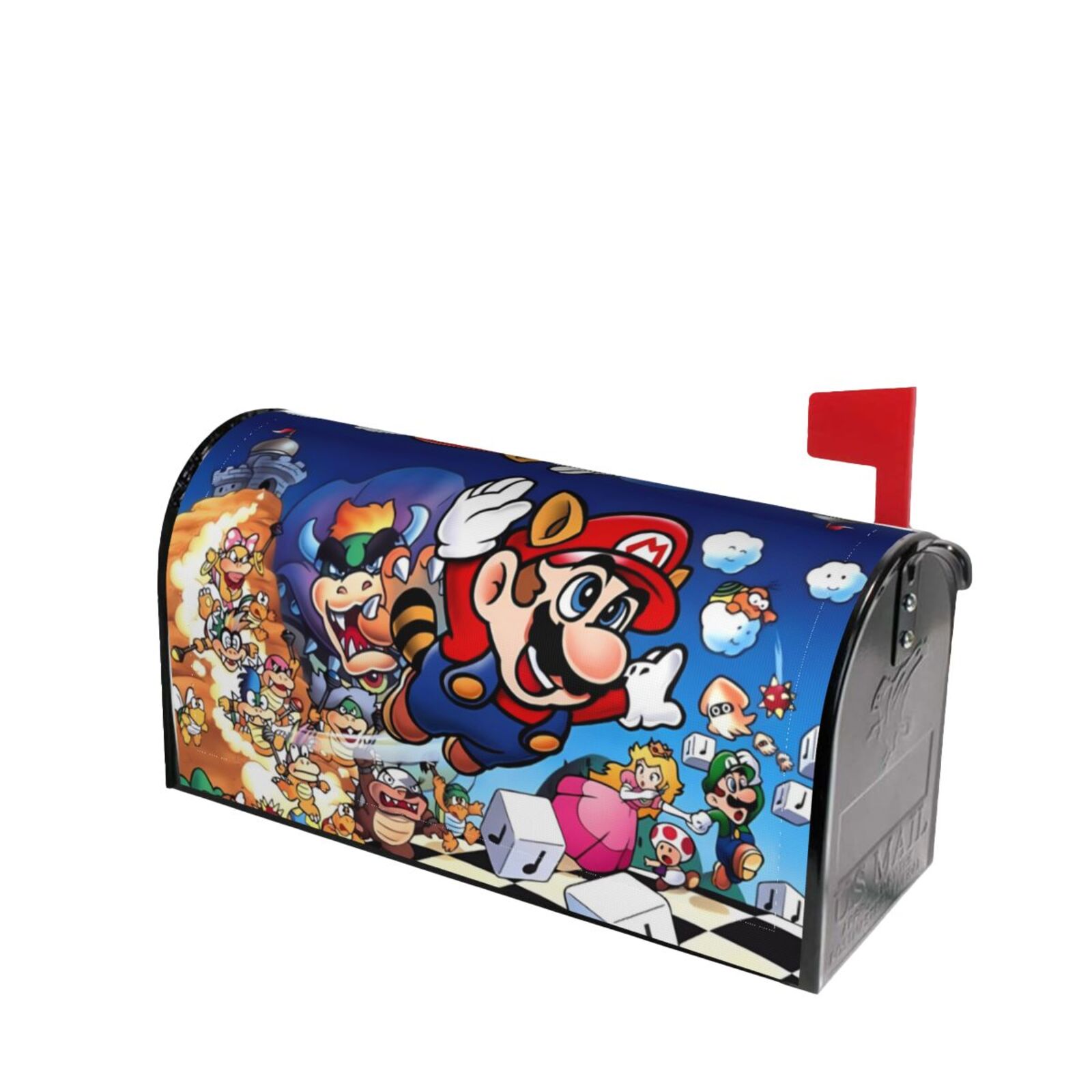 Lsque Mario Mailbox Cover Standard Size ,Magnetic Mailbox Covers Post ...
