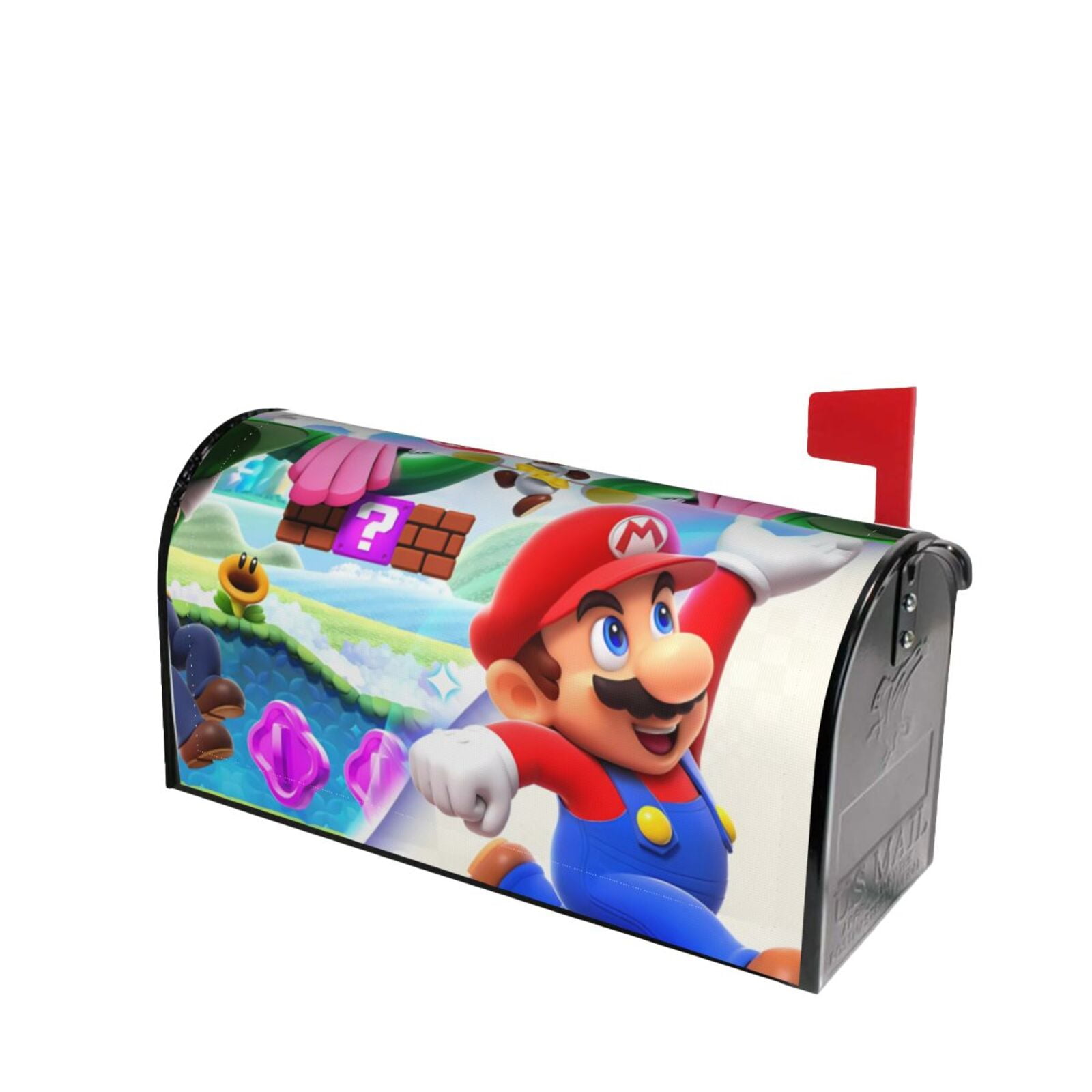 Lsque Mario Mailbox Cover Standard Size ,Magnetic Mailbox Covers Post ...