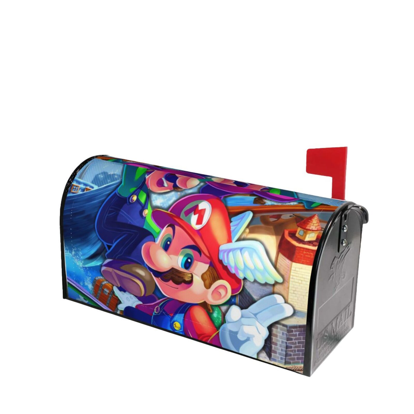 Lsque Mario Mailbox Cover Standard Size ,Magnetic Mailbox Covers Post ...