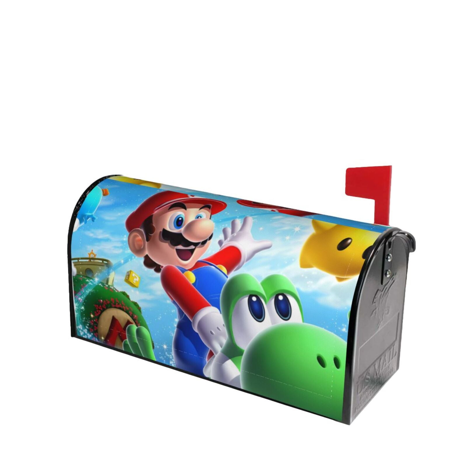 Lsque Mario Mailbox Cover Standard Size ,Magnetic Mailbox Covers Post ...