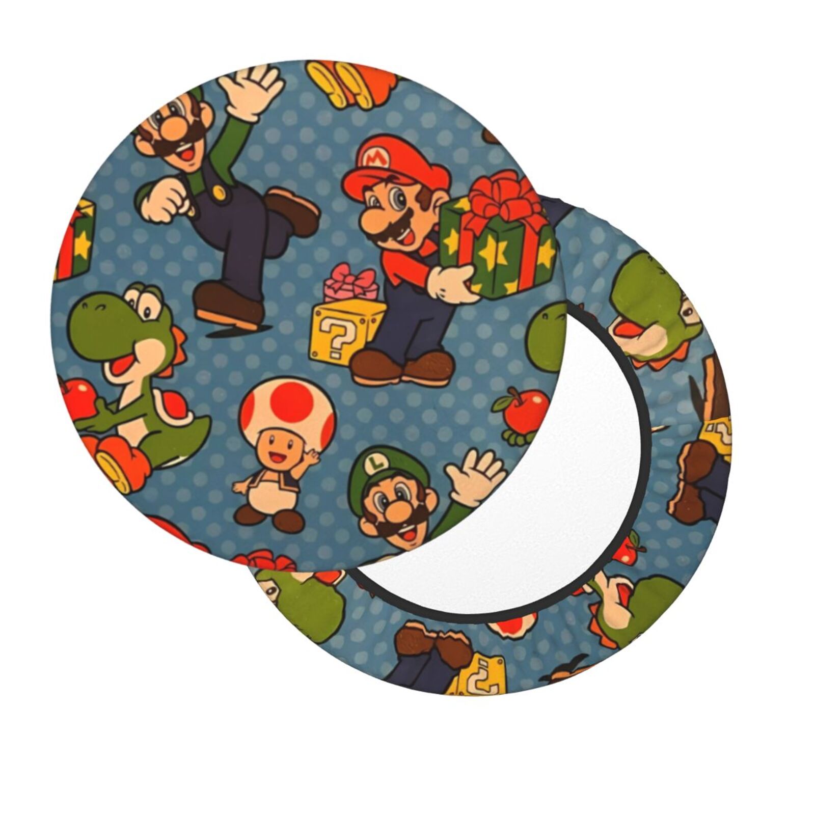 Lsque Mario Round Bar chair cushion covers Velvet Fabric Premium ...