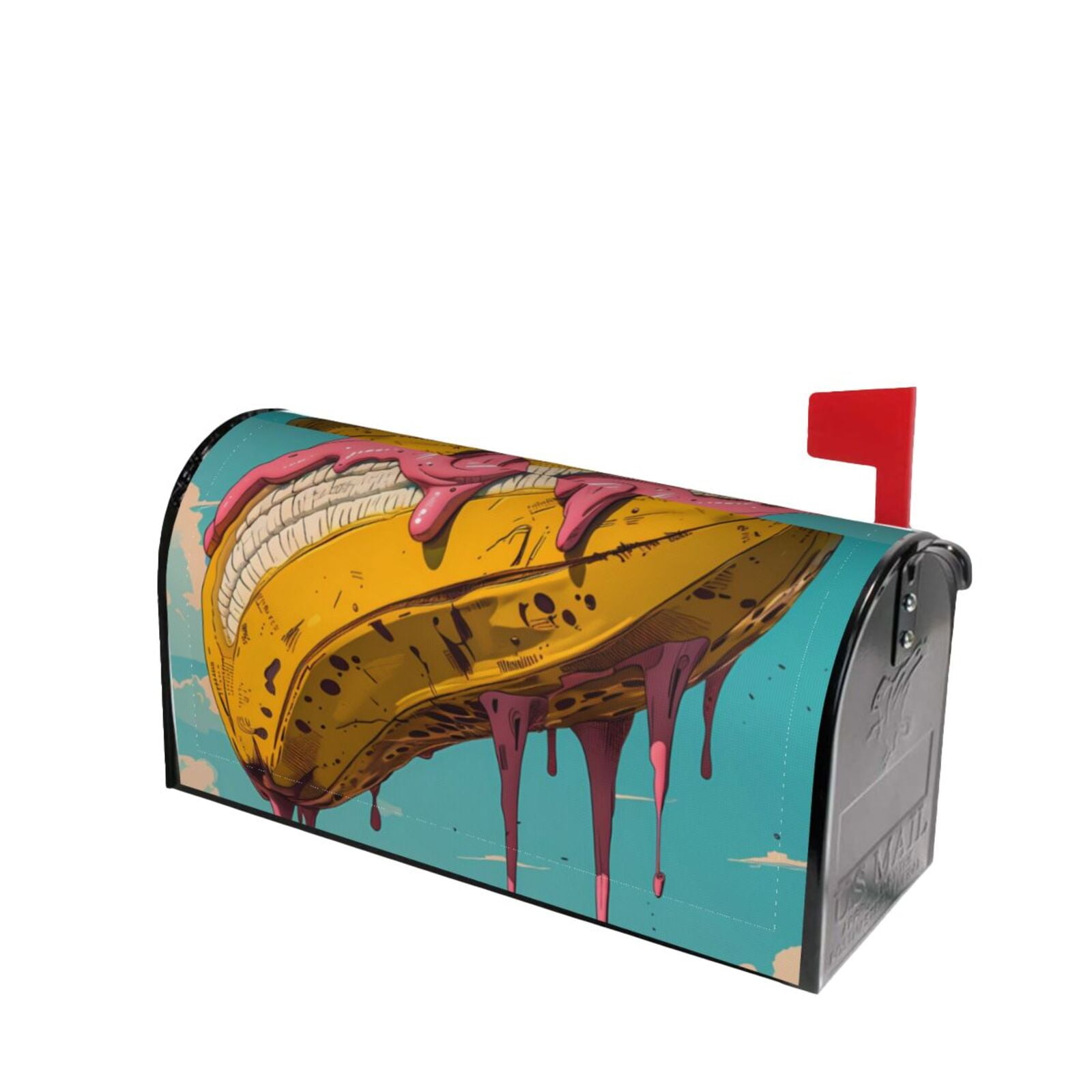 Lsque Melting Banana Fantasy Mailbox Cover Standard Size ,Magnetic ...