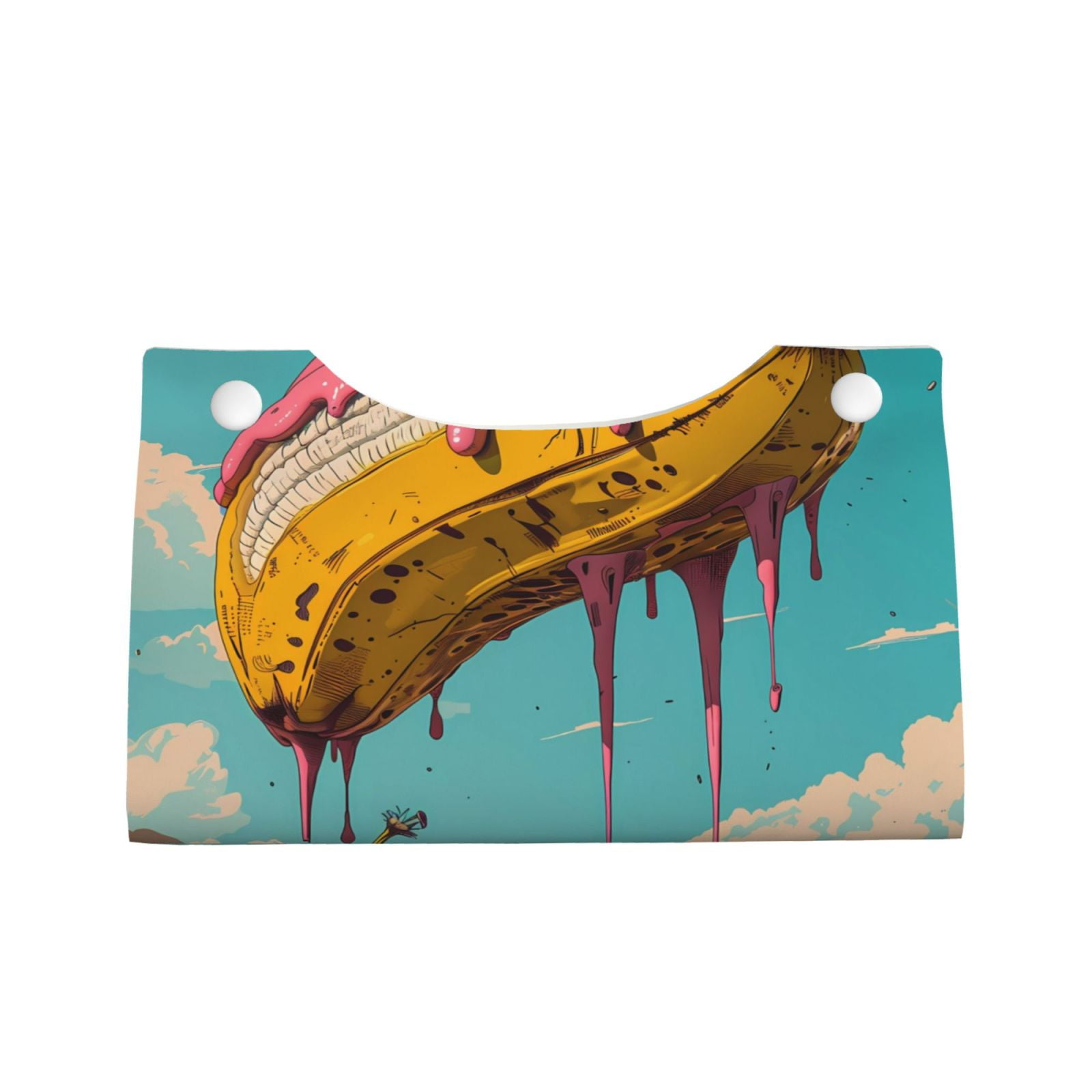 Lsque Melting Banana Fantasy Printed Long Tissue Box Cover Holder ...