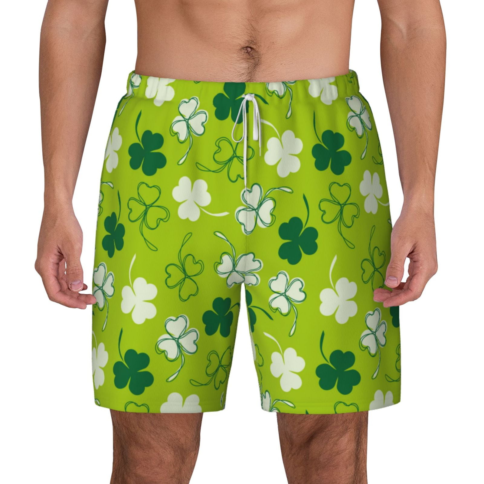 Lsque Mens Swim Trunks St Patrick's Day7 Pattern - Bathing Suit ...