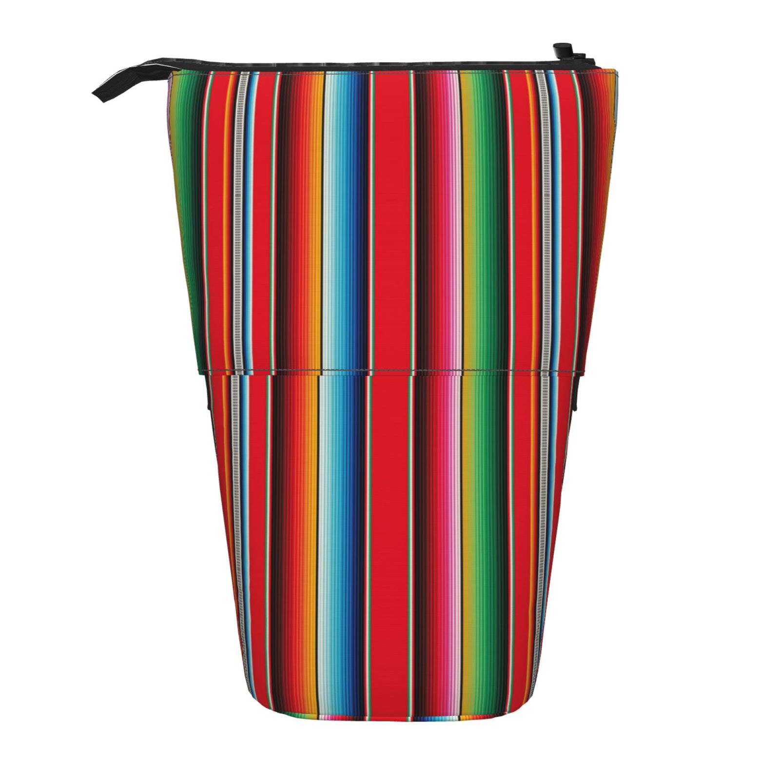 Lsque Mexican Serape Blanket Stripes Pattern Telescopic Pencil Bag Pen ...