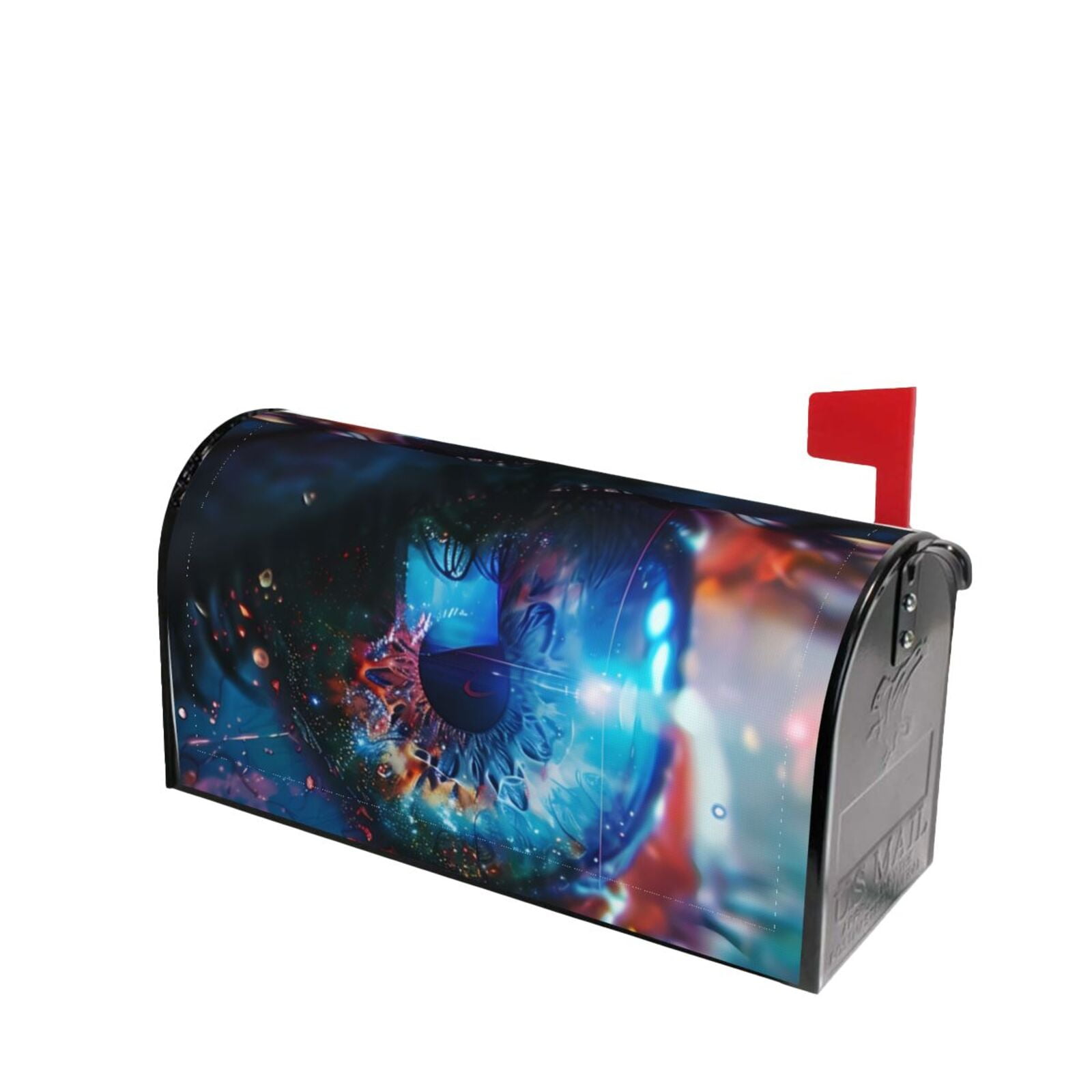Lsque Modern Colorful Eyes Mailbox Cover Standard Size ,Magnetic ...