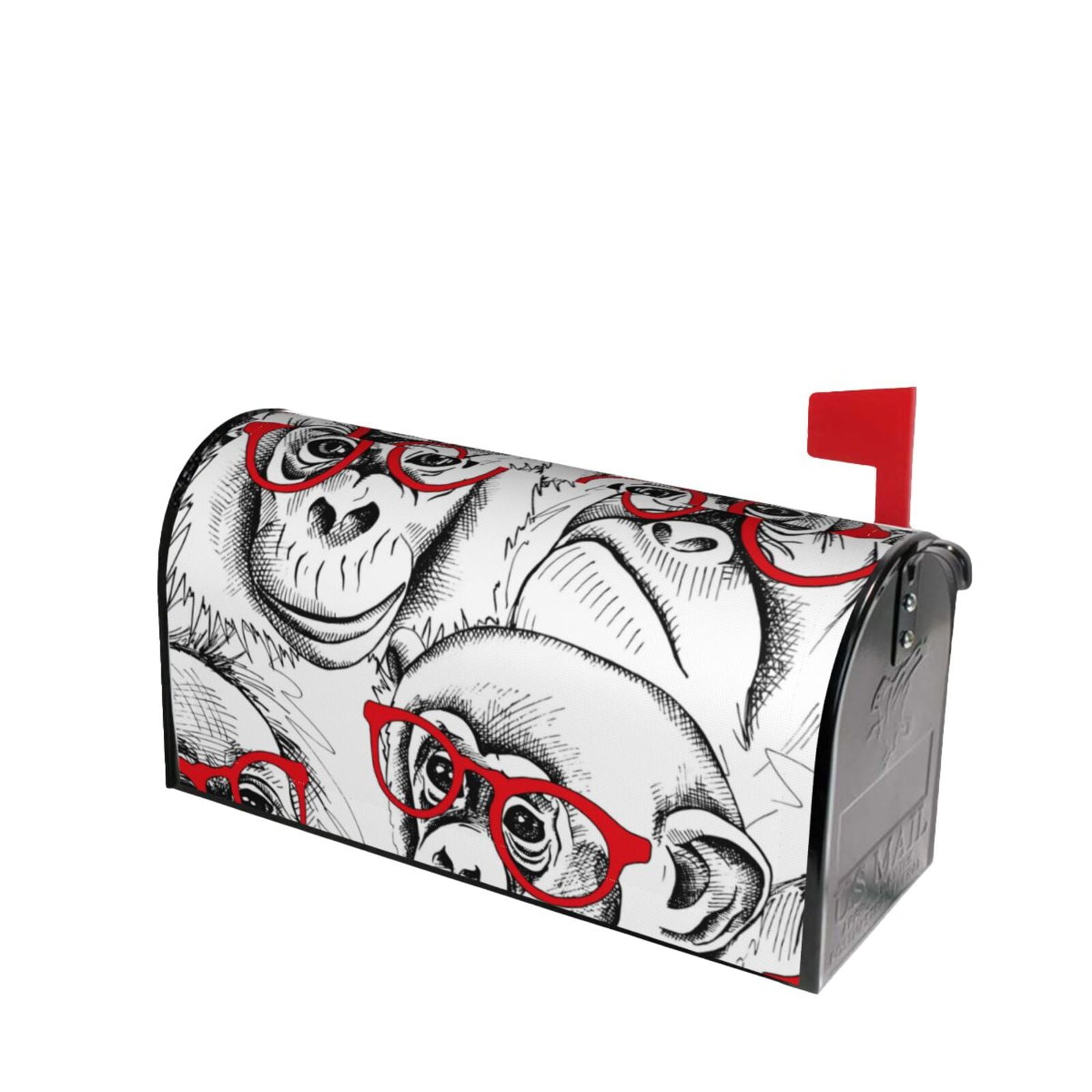 Lsque Monkey Mailbox Cover Standard Size ,Magnetic Mailbox Covers Post ...
